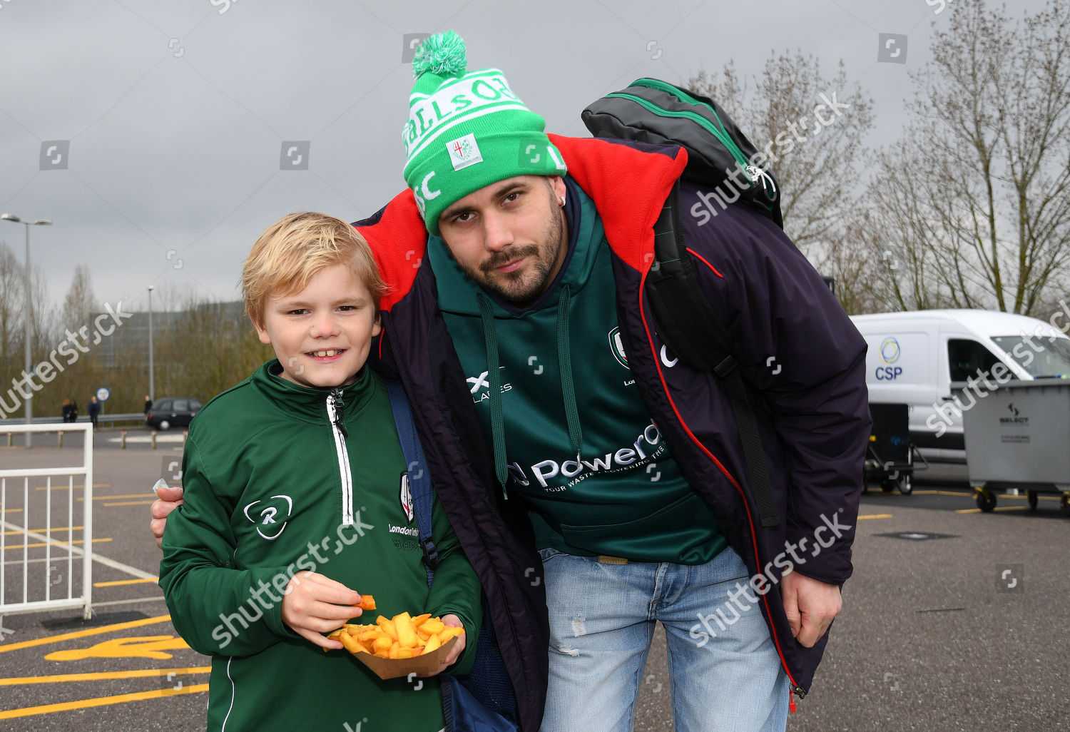 London Irish Fans Guinness Village Ahead Editorial Stock Photo - Stock ...