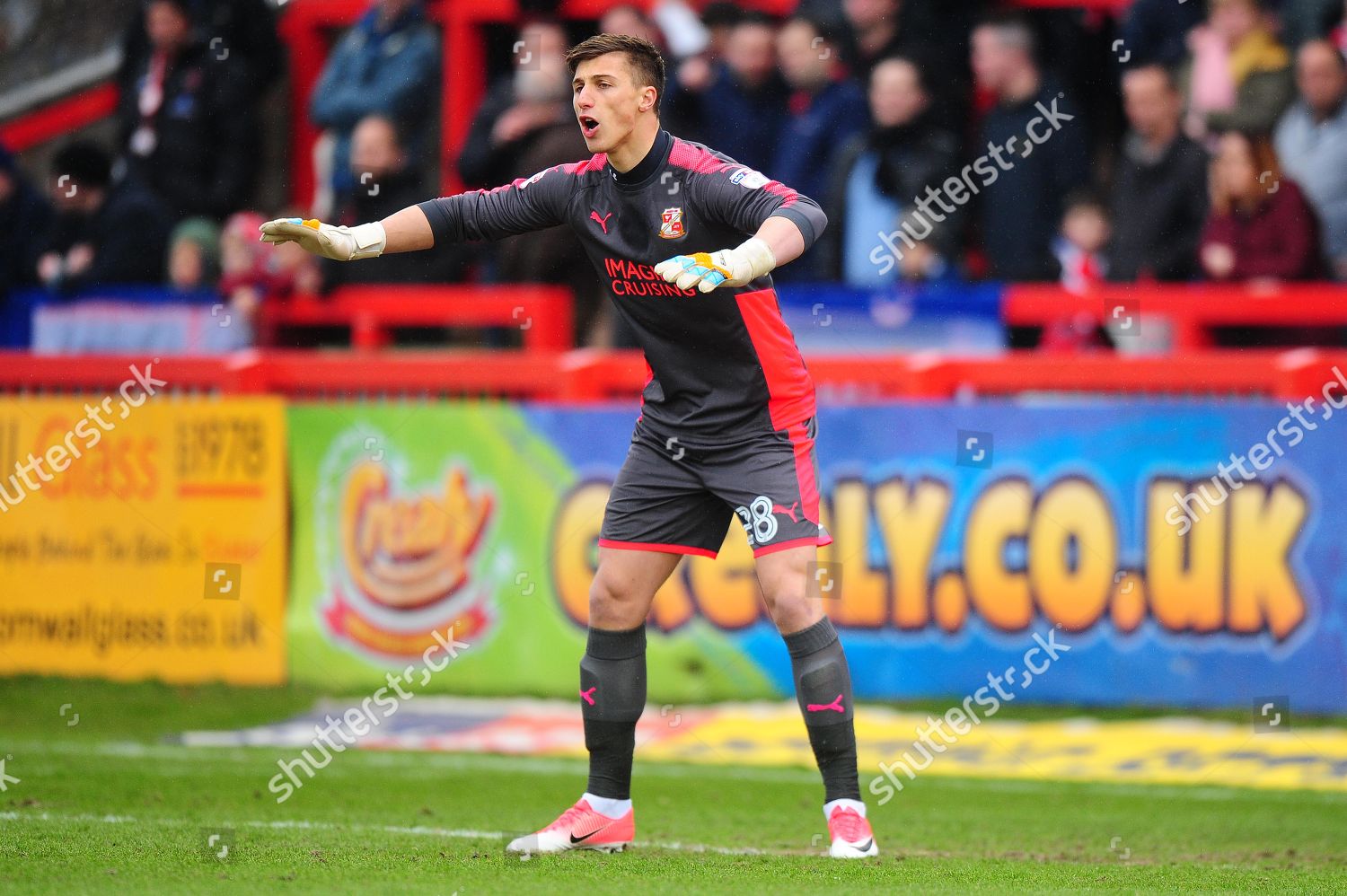 Stuart Moore Goalkeeper Swindon Town During Editorial Stock Photo ...