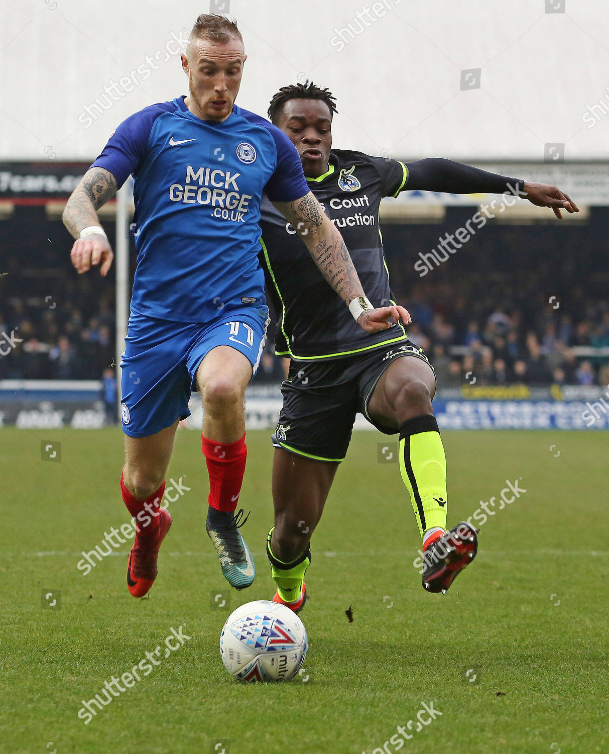 Marcus Maddison Peterborough United Action Marc Editorial Stock Photo ...