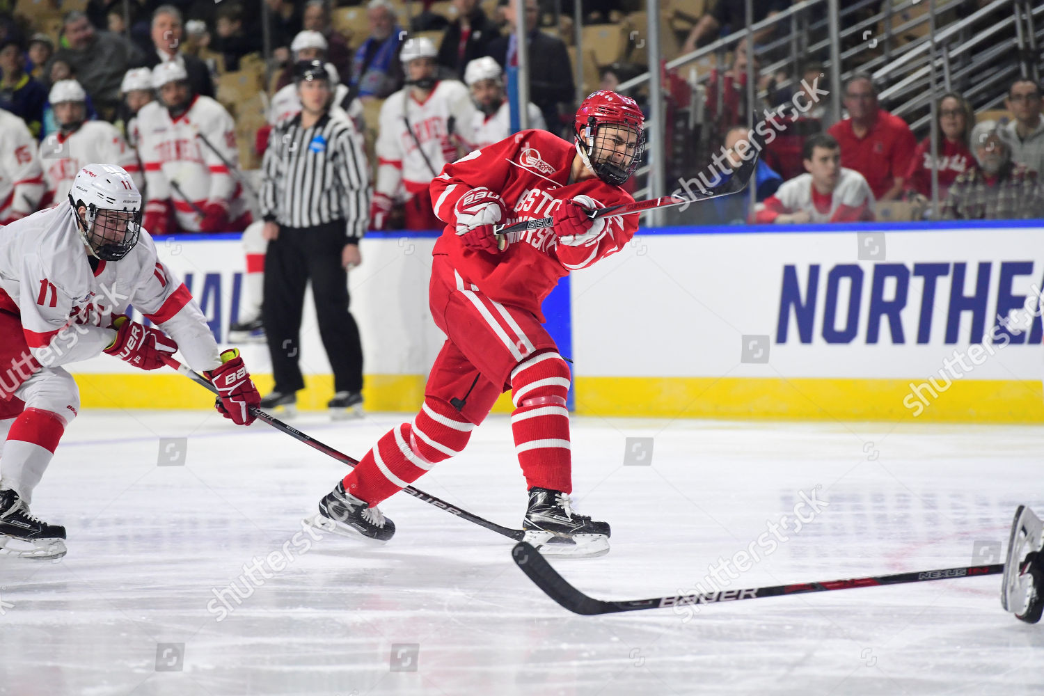 Boston University Terriers Defenseman Chad Krys Editorial Stock Photo ...