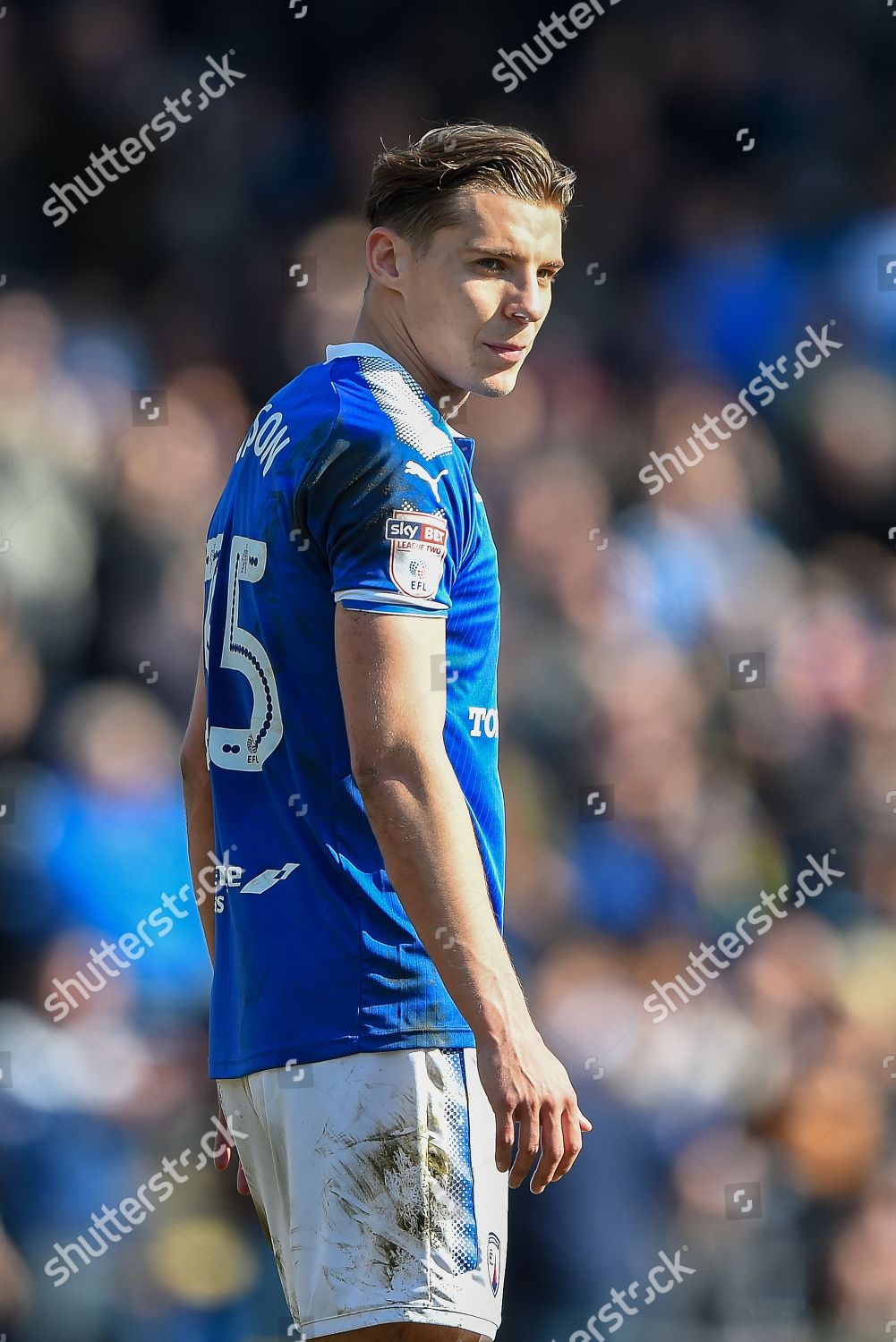 Chesterfield Defender Sid Nelson 35 During Editorial Stock Photo ...