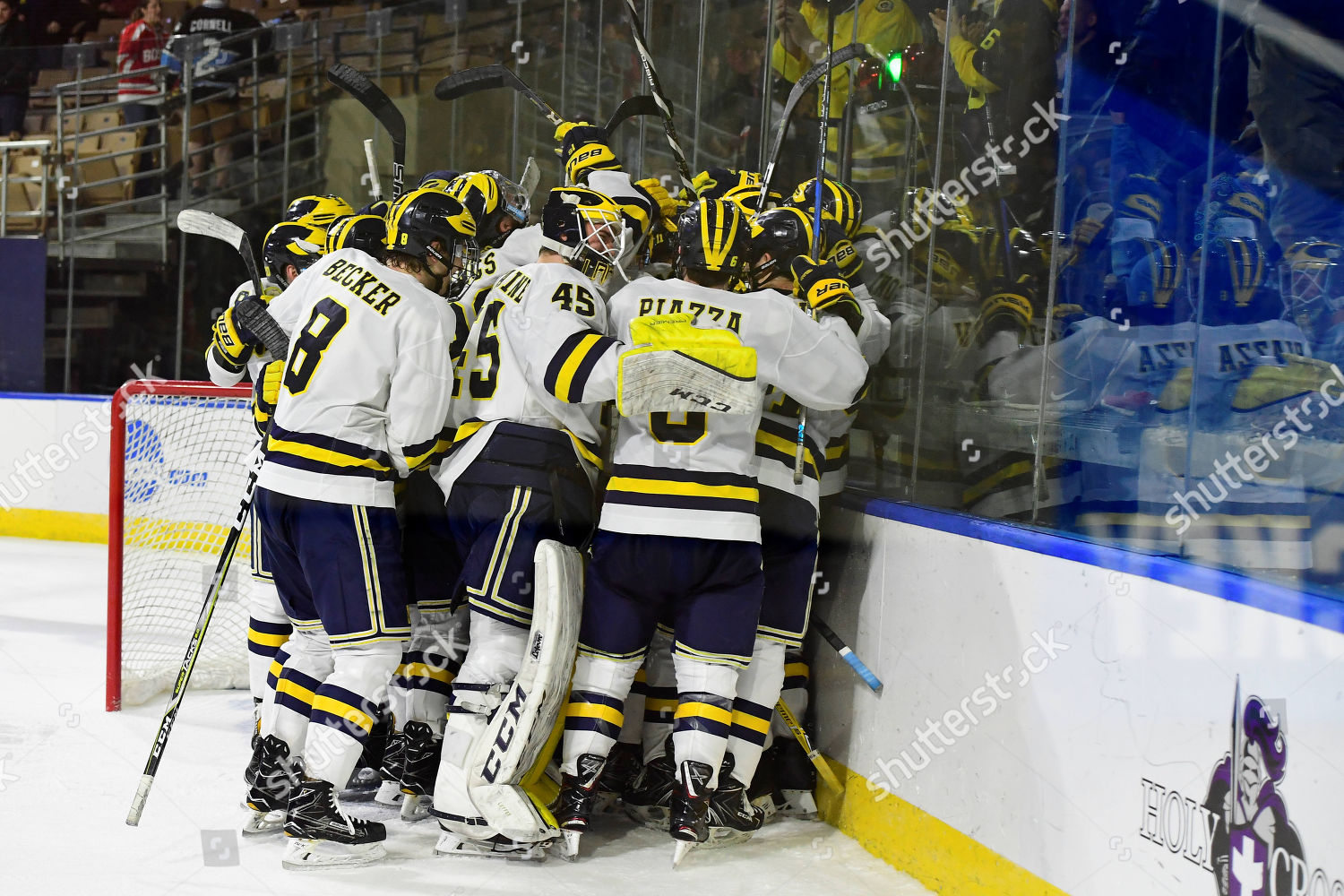 Michigan Wolverines Celebrate Winning Ncaa Division Editorial Stock ...