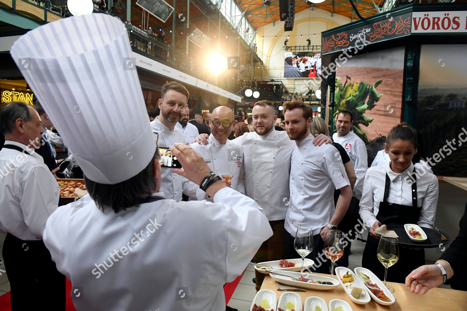 Chefs Pose Photo During Michelin Guide Editorial Stock Photo - Stock ...