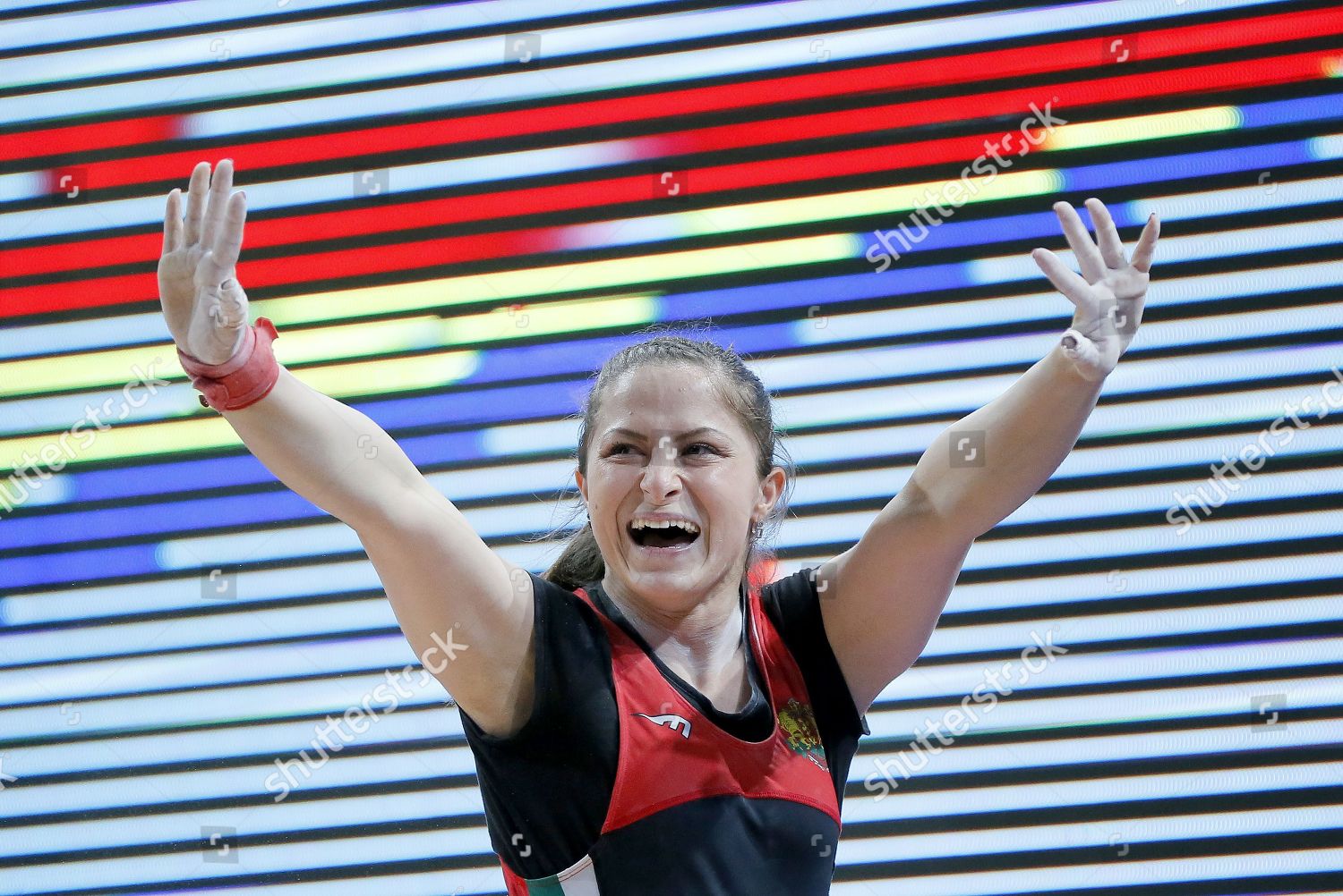 Daniela Pandova Bulgaria Reacts During Womens Editorial Stock Photo ...