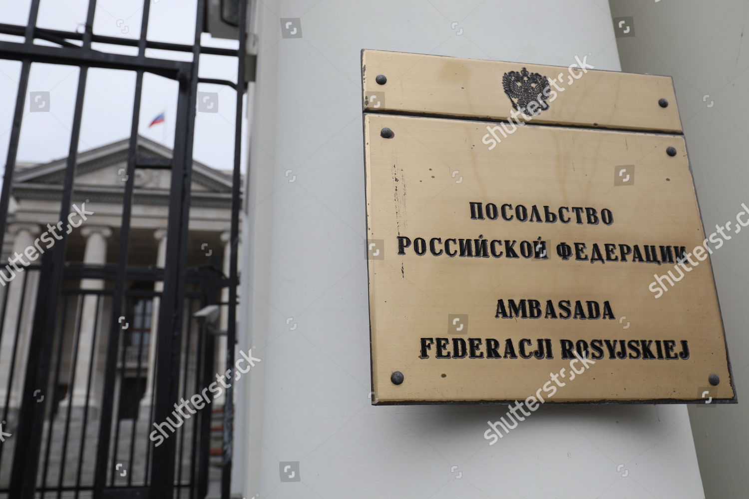 General View Embassy Russia Warsaw Poland Editorial Stock Photo - Stock ...