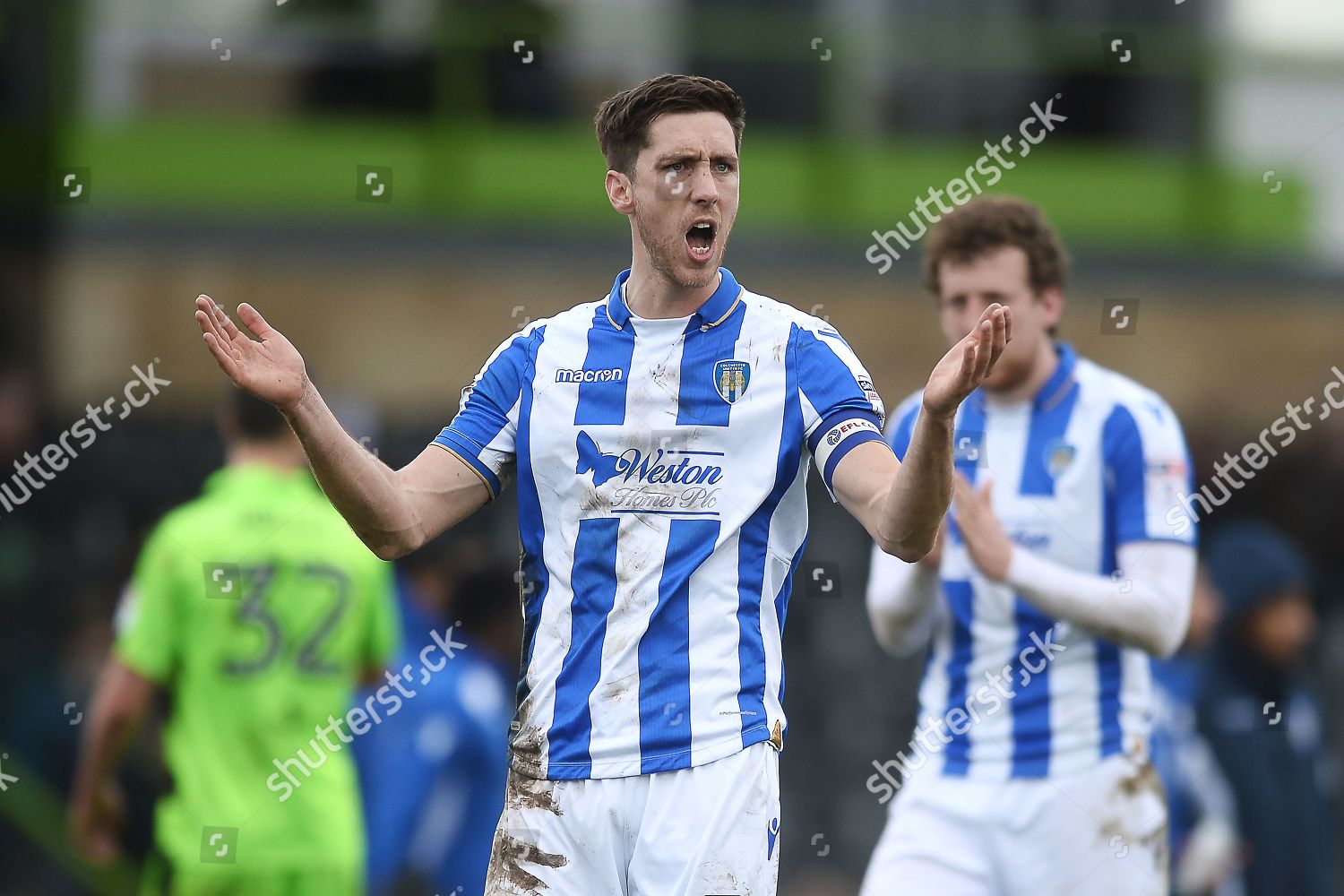Luke Prosser Colchester United Celebrates Final Editorial Stock Photo ...