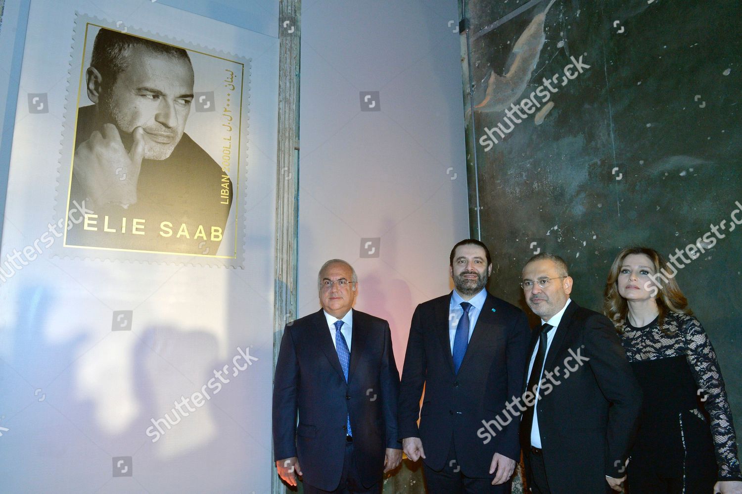 Elie Saab Claudine Saab Saad Hariri Editorial Stock Photo - Stock Image ...