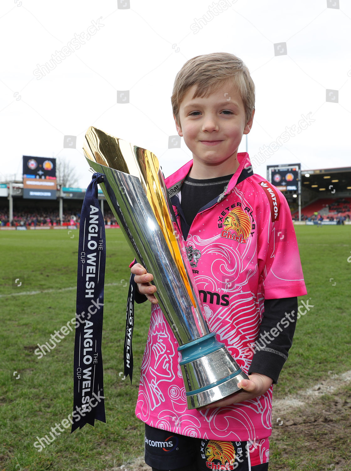 Exeter Chiefs Mascot 6 Year Old Editorial Stock Photo - Stock Image ...