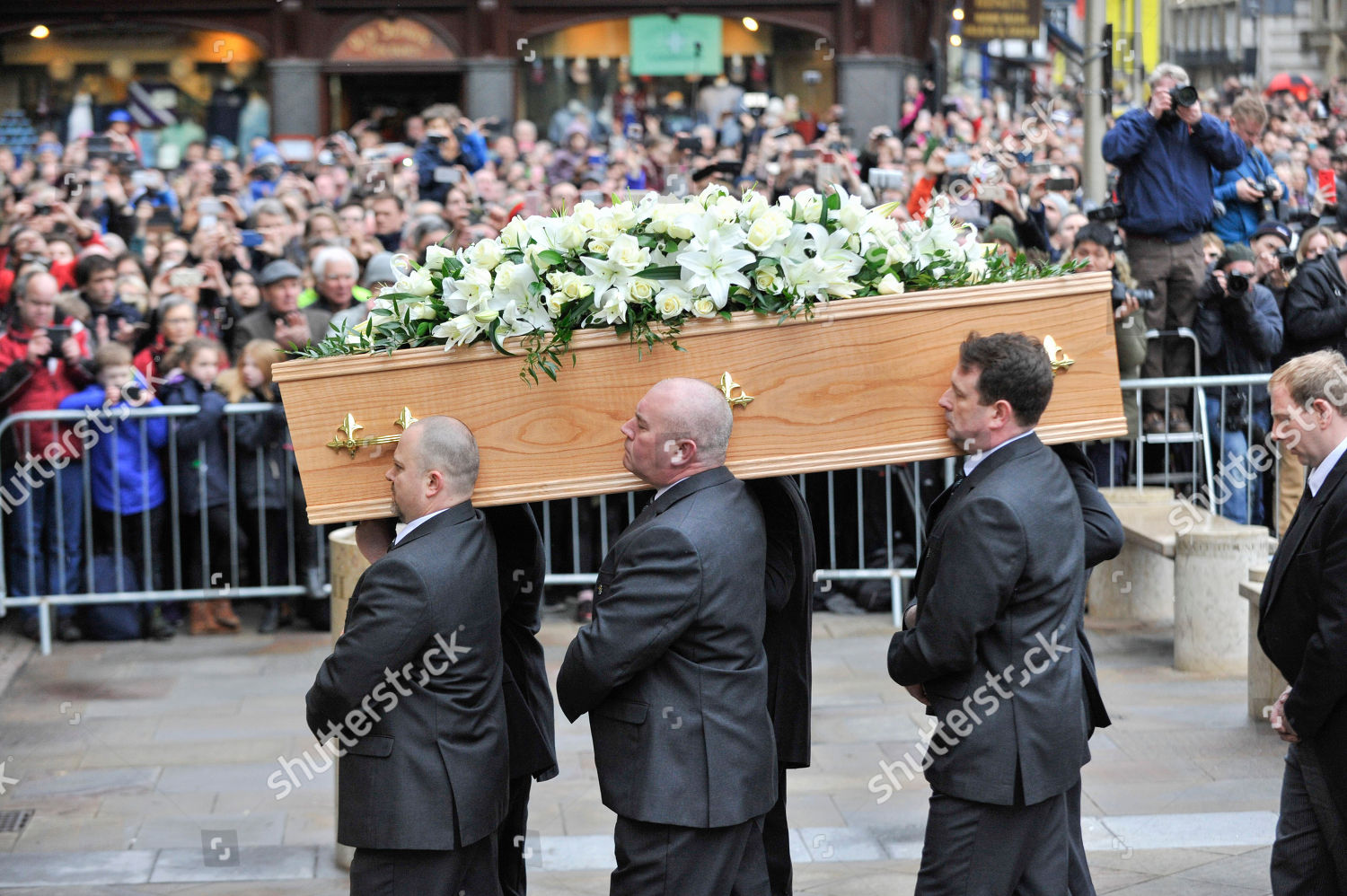 Coffin British Physicist Stephen Hawking Carried Editorial Stock Photo ...
