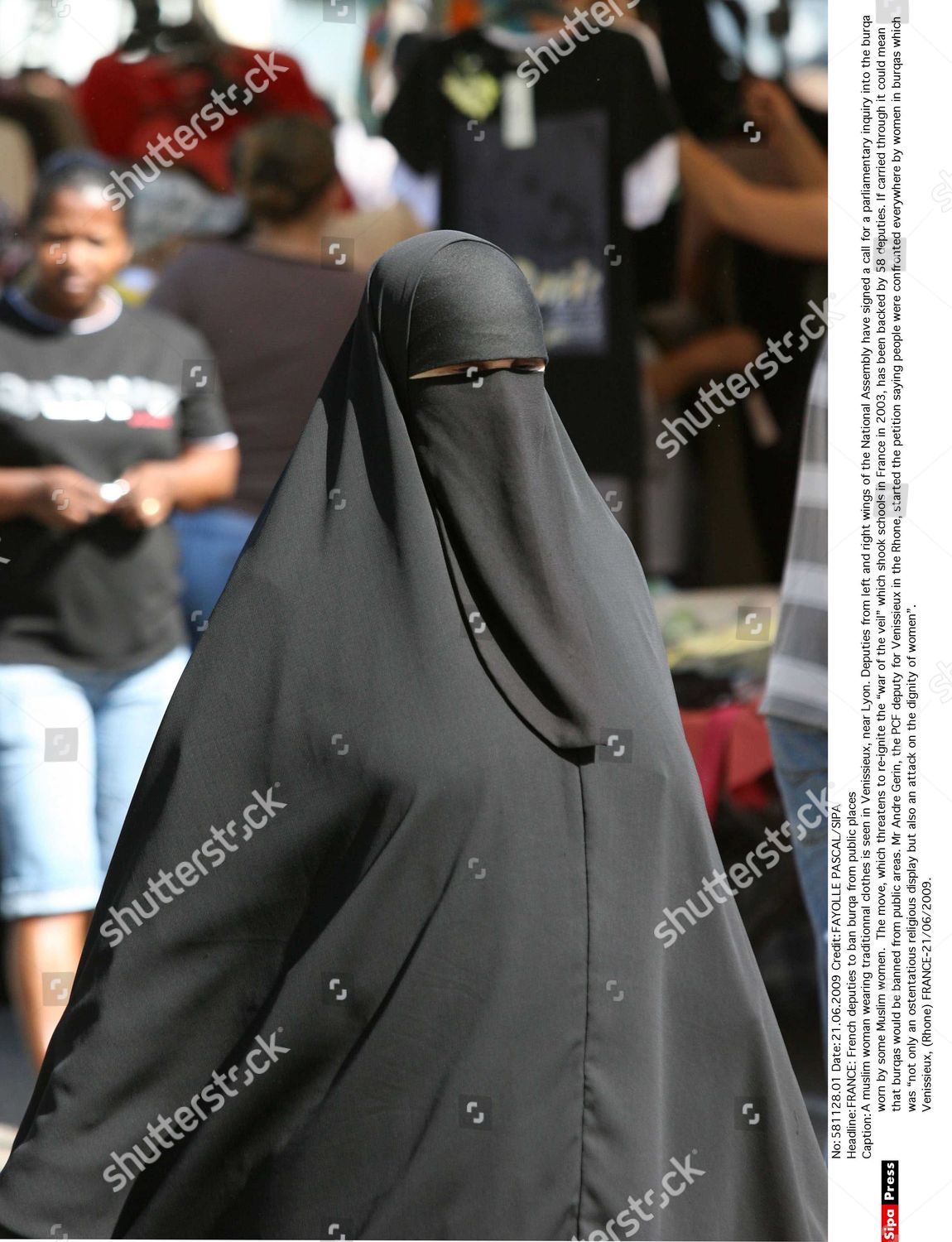 Muslim Woman Wearing Burka Editorial Stock Photo - Stock Image ...