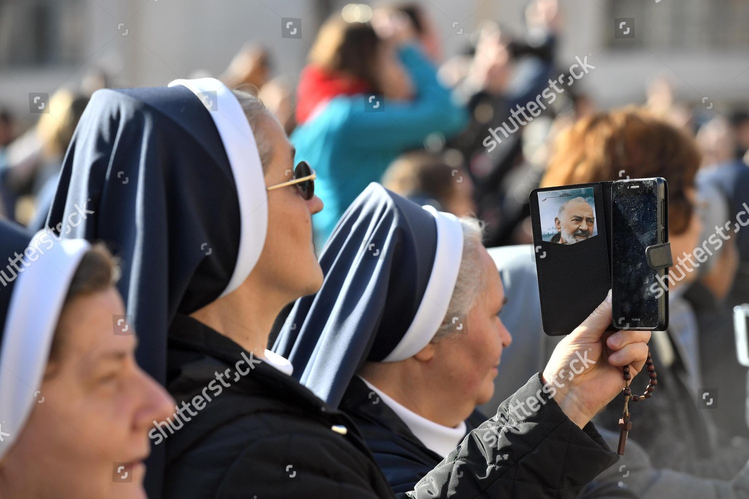 Nuns Wait Start Easter Sunday Mass Editorial Stock Photo - Stock Image ...