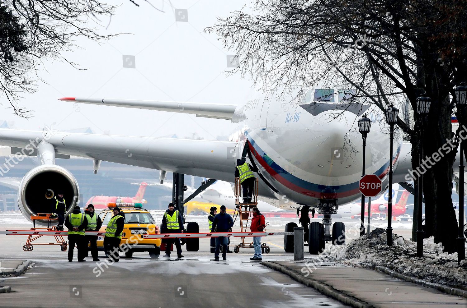 Ilyushin Il96 Aircraft Which Believed Have Editorial Stock Photo ...