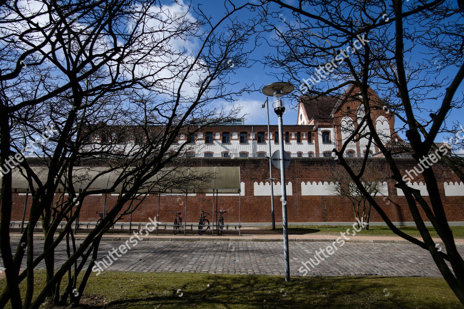 Exterior View Thejustizvollzugsanstalt Jva Neumuenster Prison Editorial ...