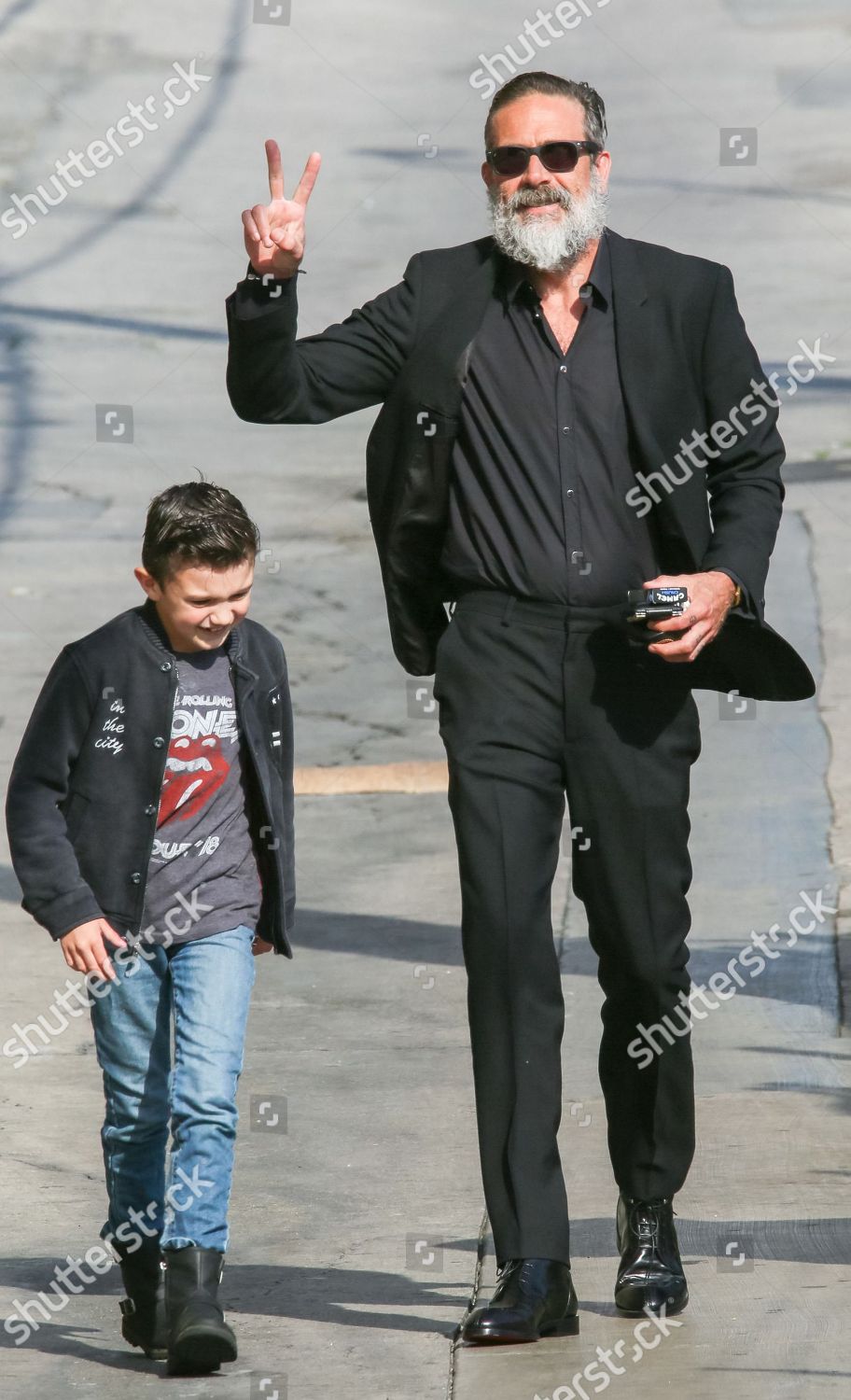 Jeffrey Dean Morgan His Son Augustus Editorial Stock Photo - Stock ...