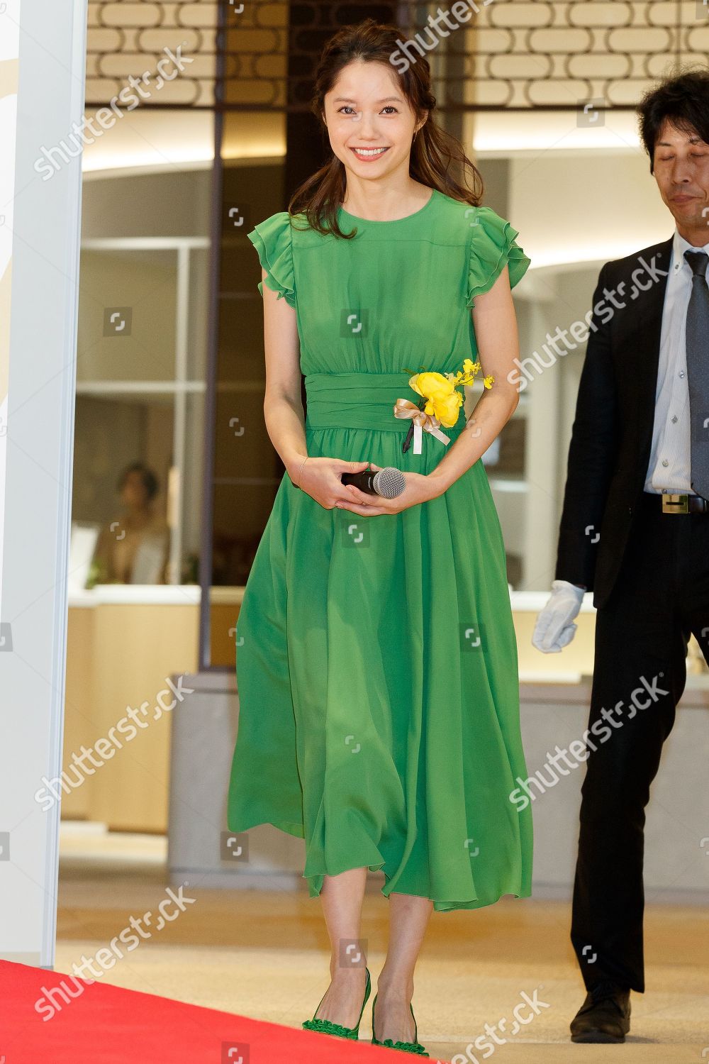 Japanese Actress Aoi Miyazaki Attends Opening Editorial Stock Photo ...