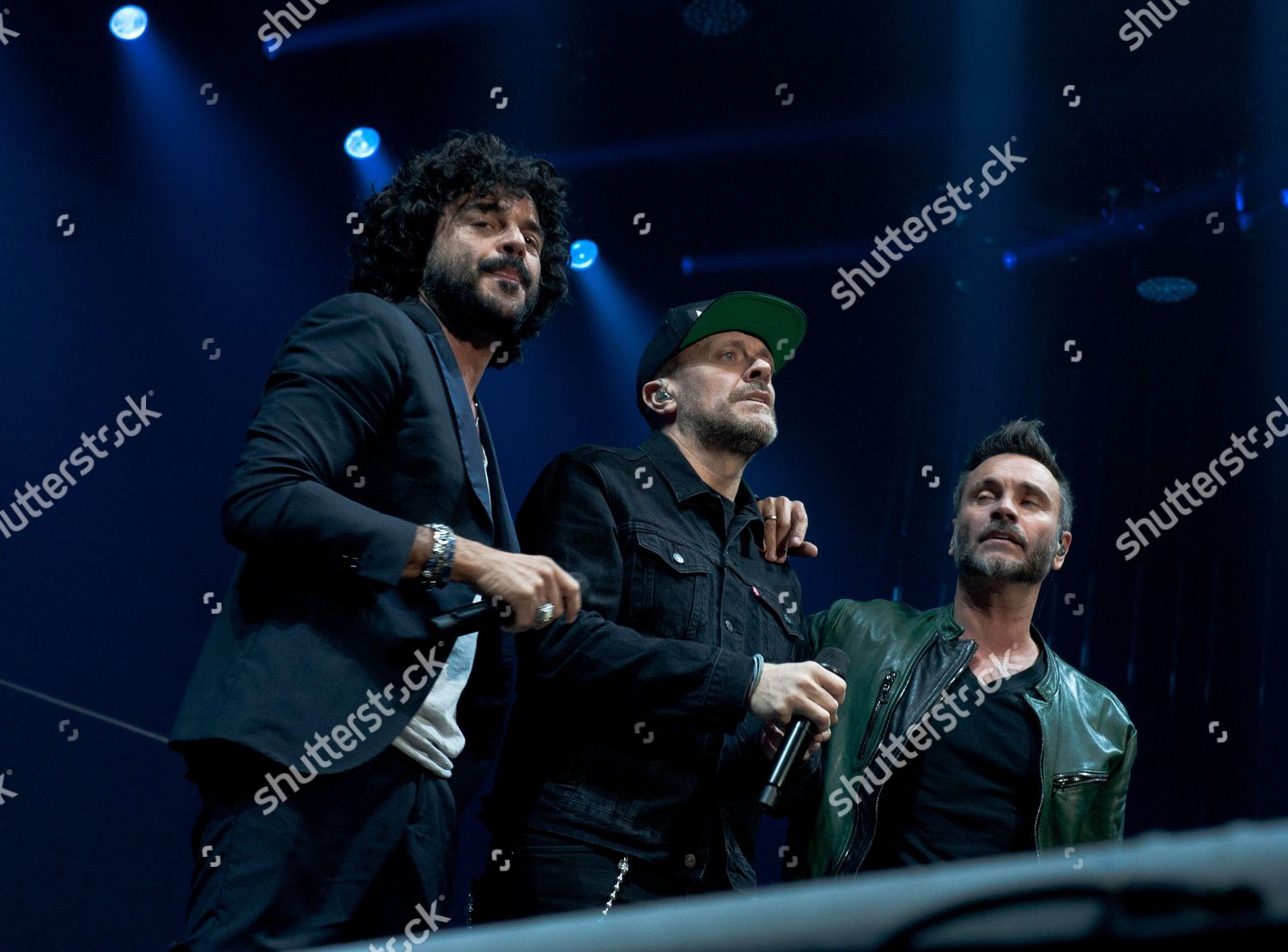 Francesco Renga Max Pezzali Filippo Neviani Editorial Stock Photo ...