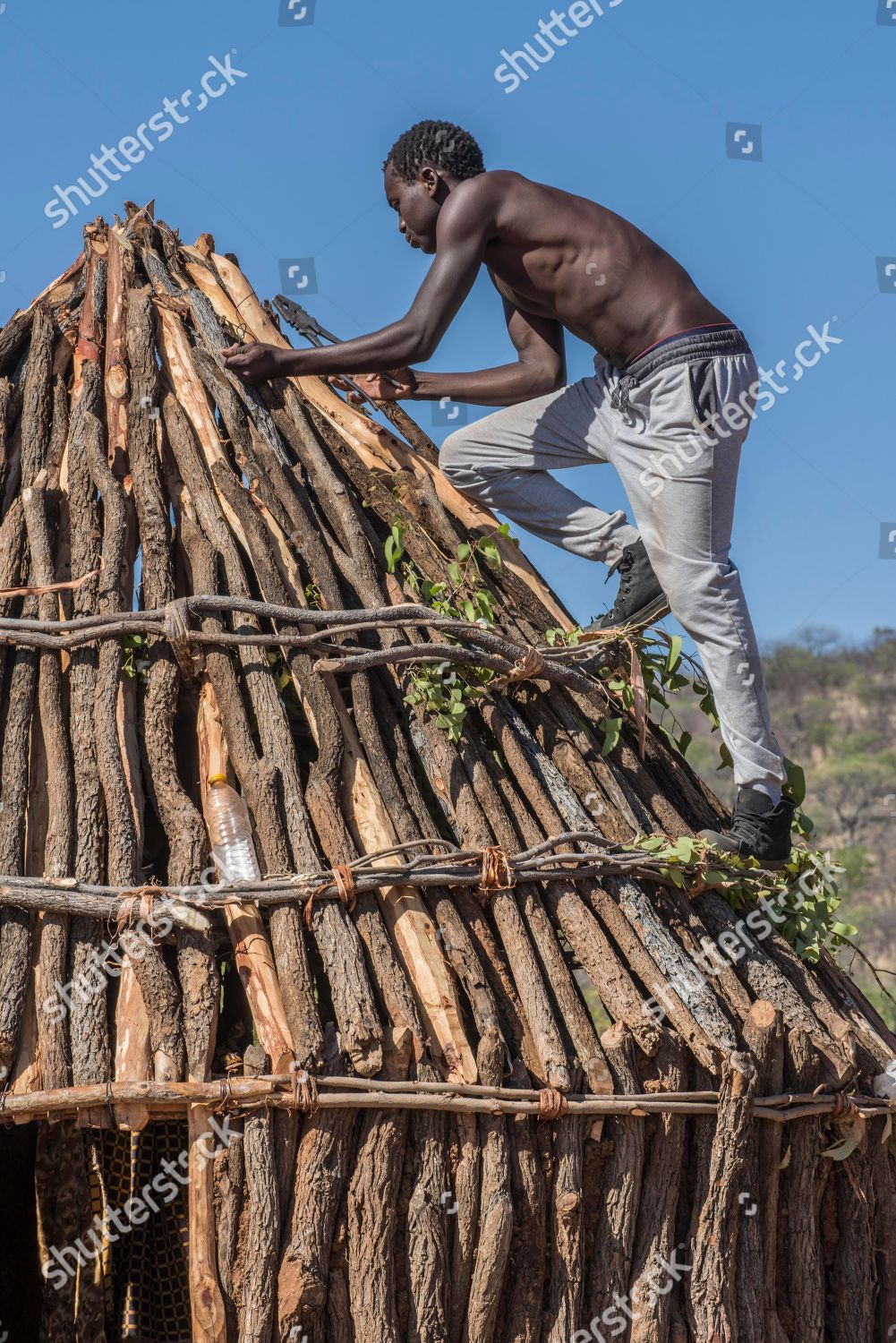 Man People Ovahimba Himba Builds On Editorial Stock Photo - Stock Image ...