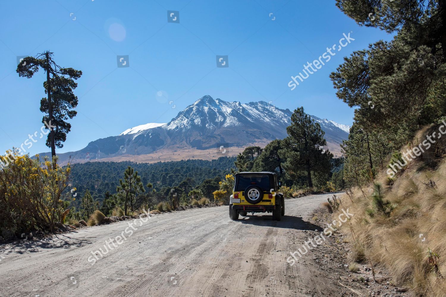 Offroad Vehicle On Runway Nevado De Editorial Stock Photo - Stock Image ...