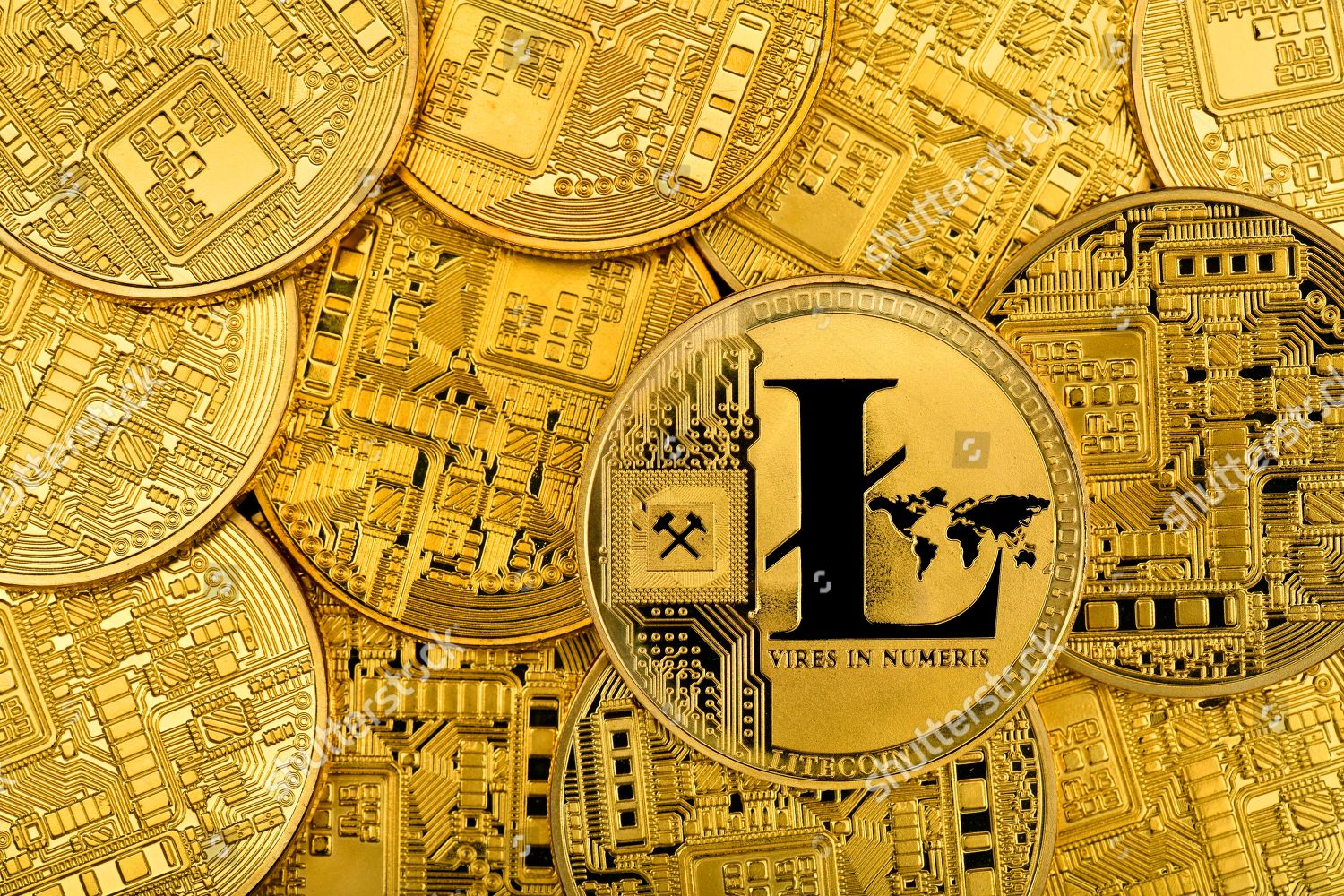 Symbol Image Cryptocurrency Digital Currency Gold Editorial Stock Photo ...