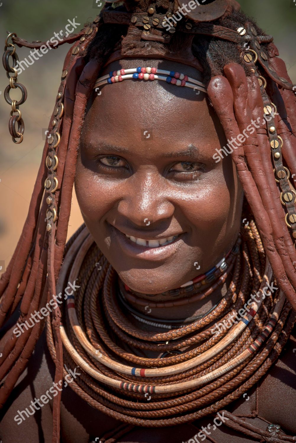 Ovahimba Himba Portrait Married Woman Kunene Redaktionelles Stockfoto ...