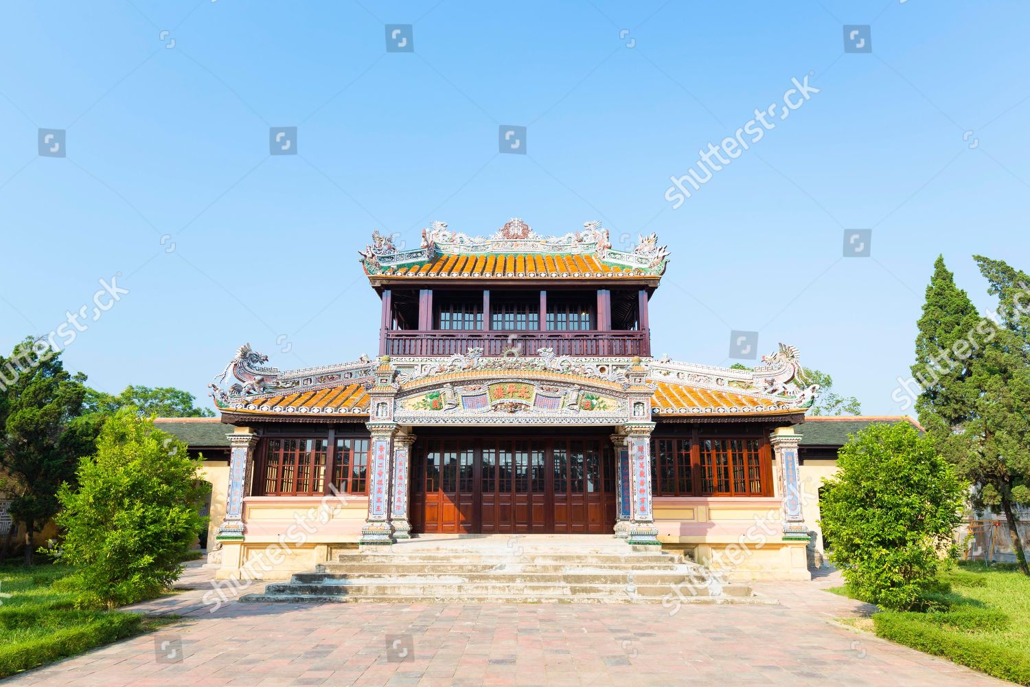 Royal Reading Room Imperial Palace Hoang Editorial Stock Photo - Stock ...