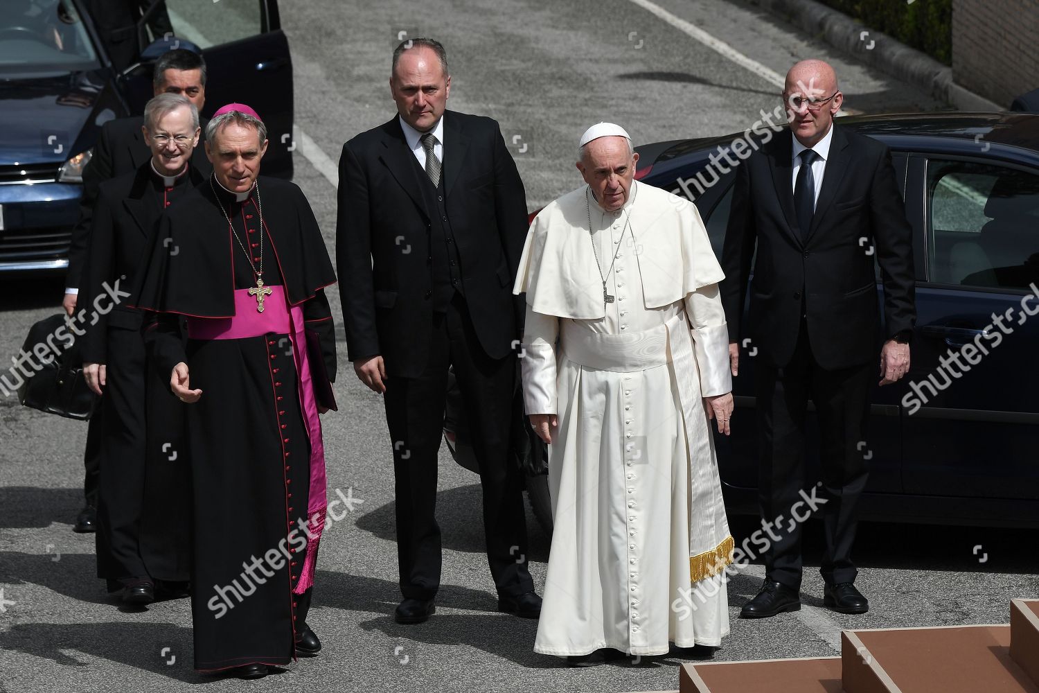 Archbishop Georg Ganswein Pope Francis Domenico Editorial Stock Photo ...