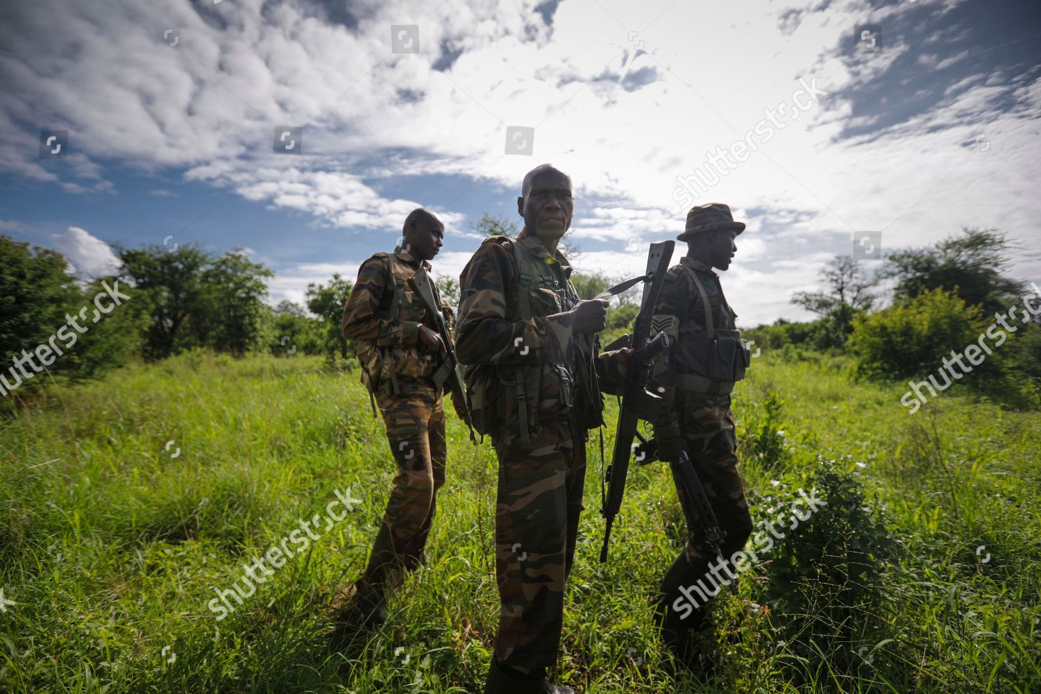 Rangers Kenya Wildlife Service Kws Look Editorial Stock Photo - Stock ...