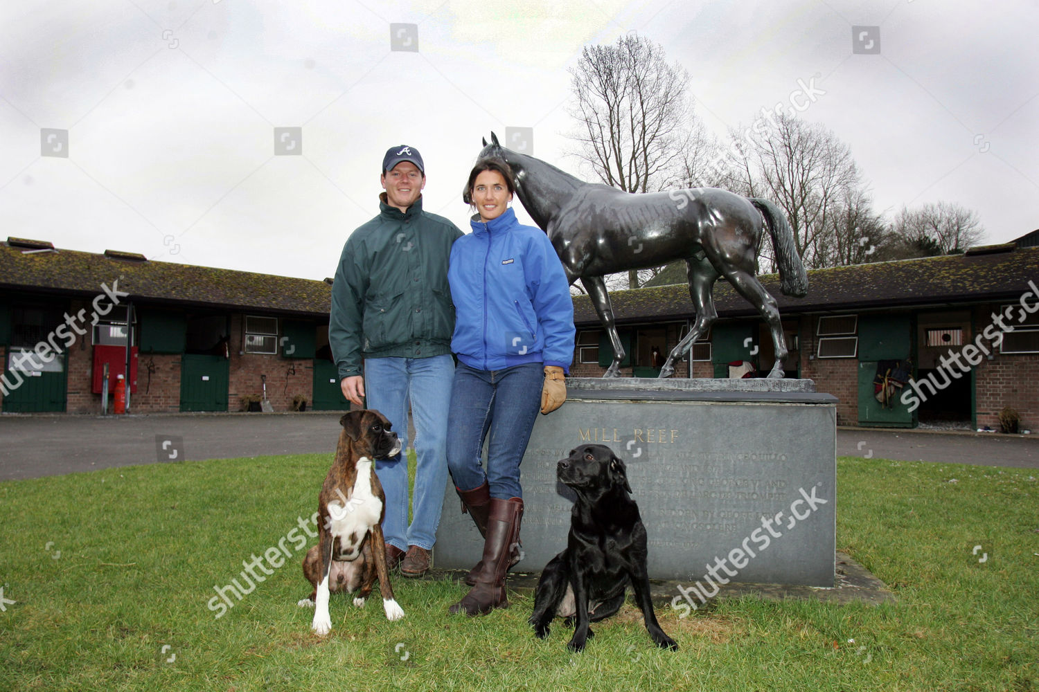 Trainer Andrew Balding Wife Annalise Their Editorial Stock Photo ...