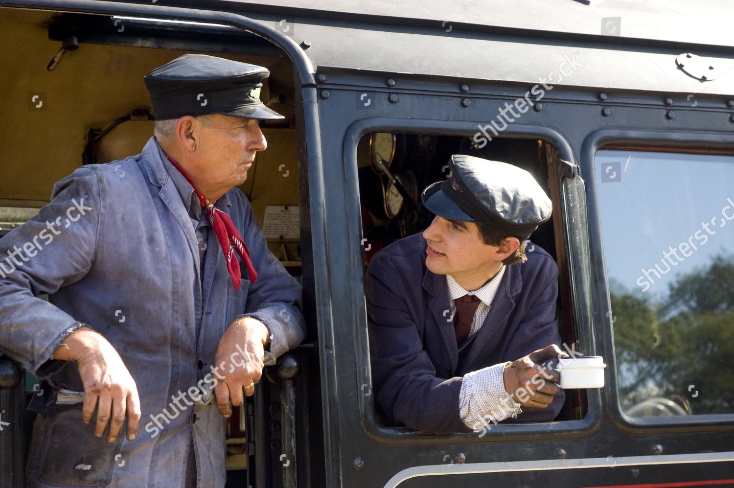 Steam Engine Driver Horsted Keynes Station Editorial Stock Photo ...