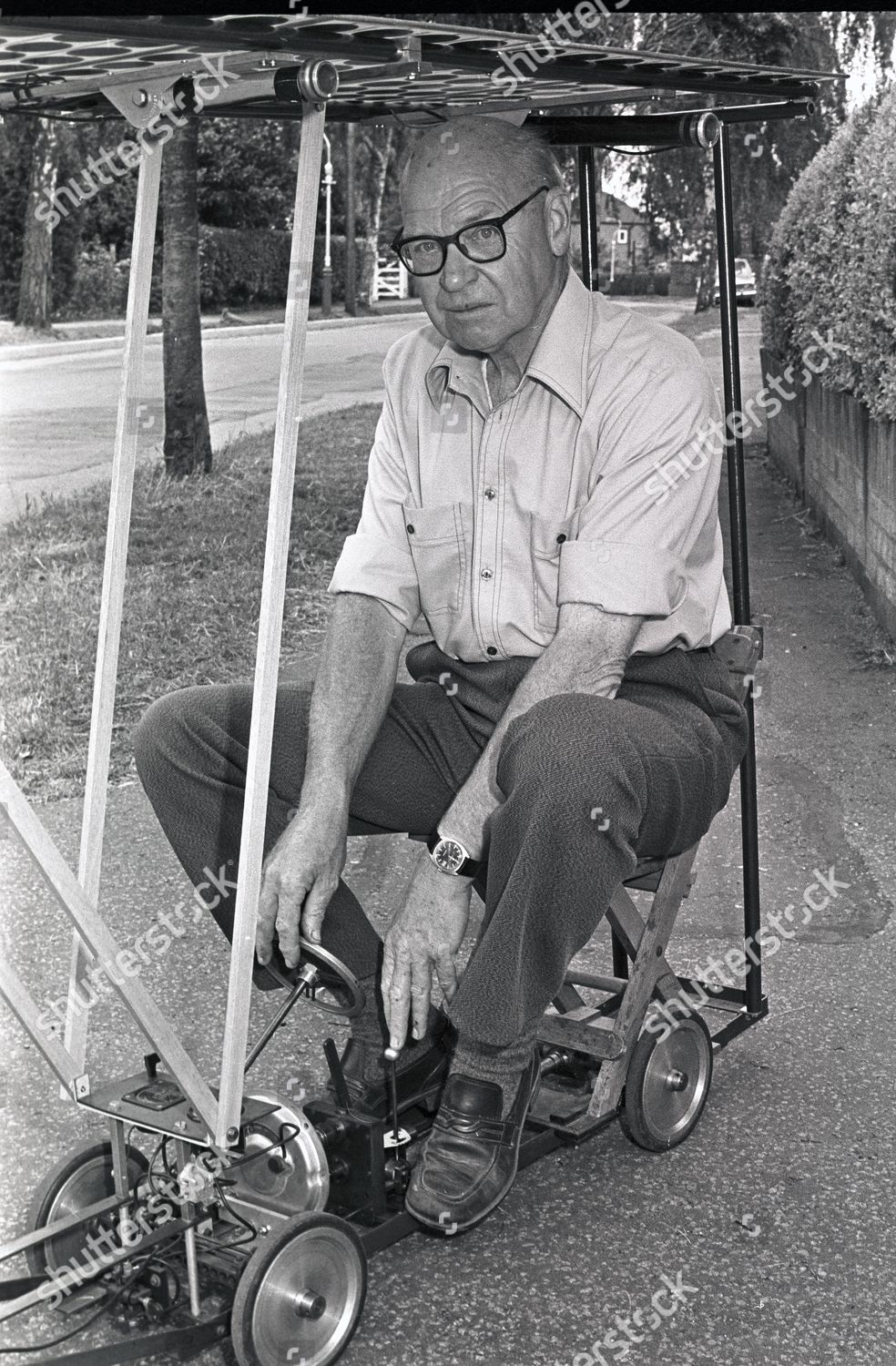 Alan Freeman Inventor Solar Powered Car Editorial Stock Photo - Stock ...