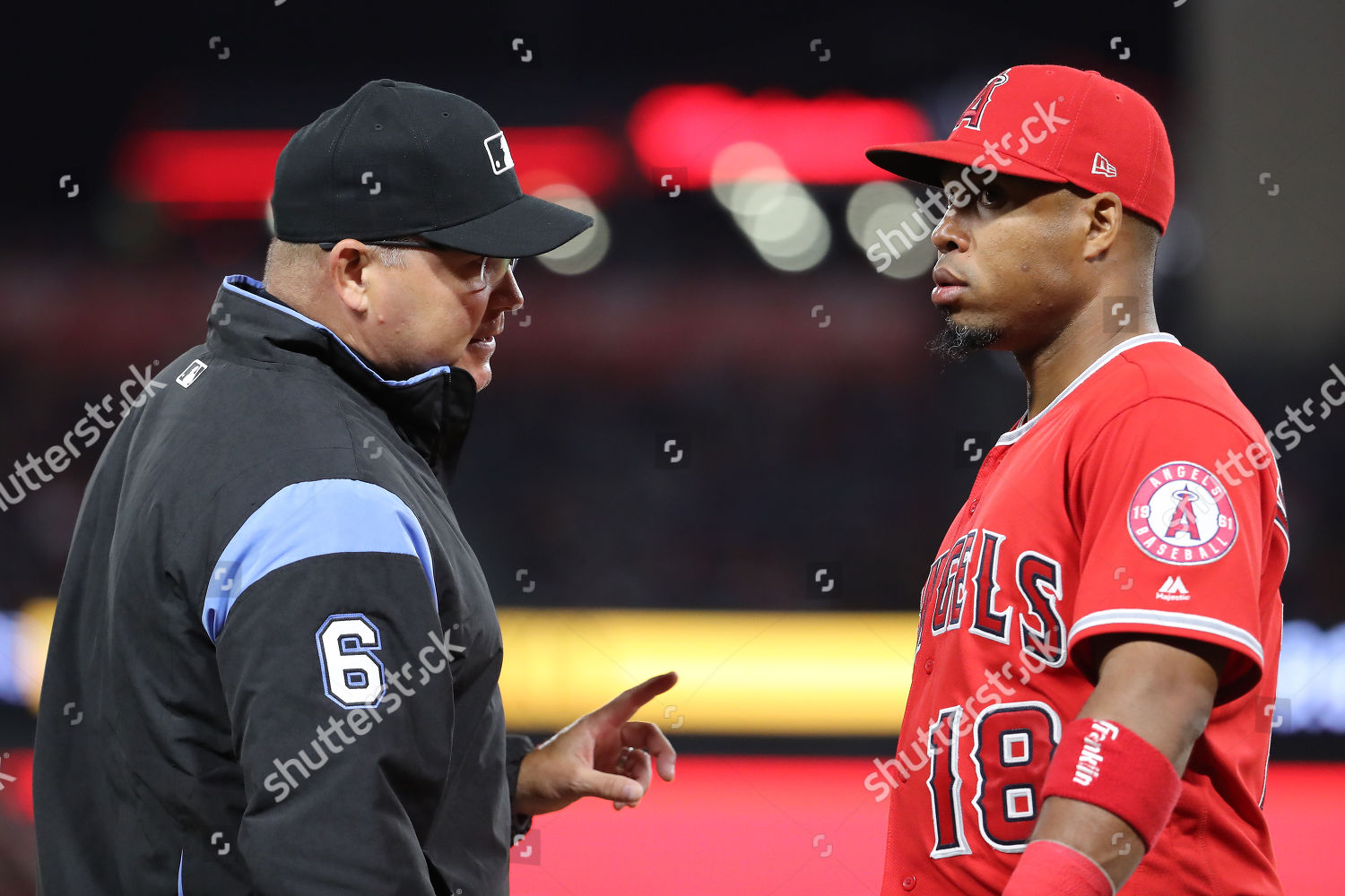 Umpire Mark Carlson 6 Shares Word Editorial Stock Photo - Stock Image ...