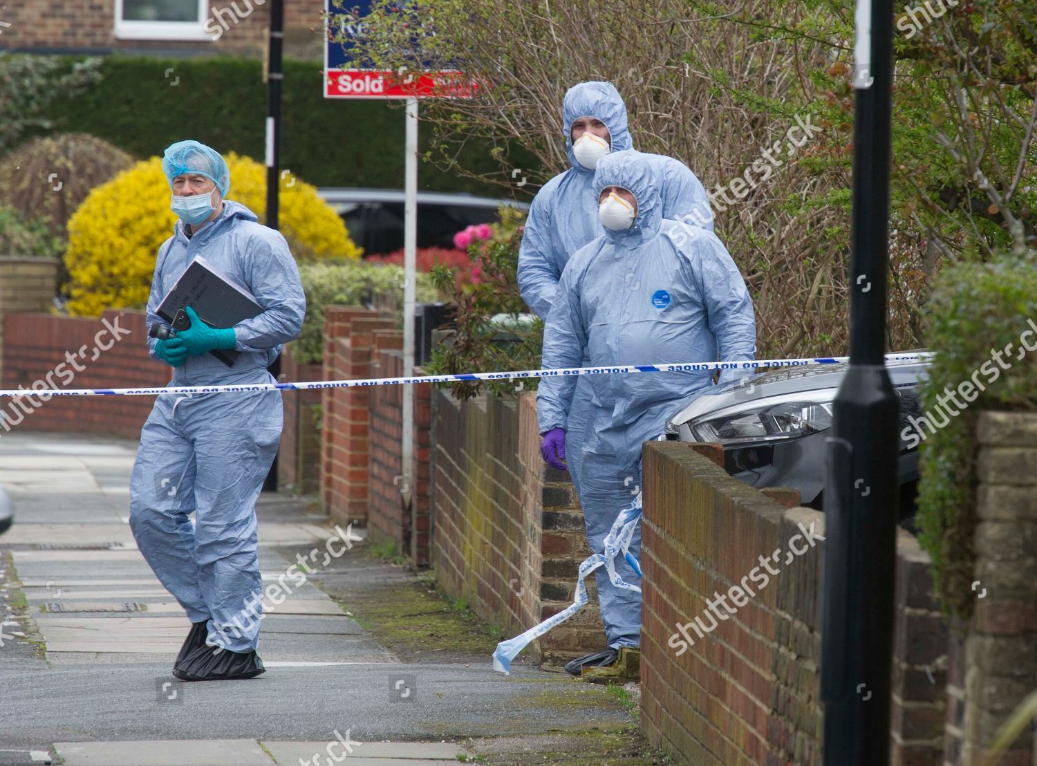 Police Forensics Scene Hither Green Editorial Stock Photo - Stock Image ...