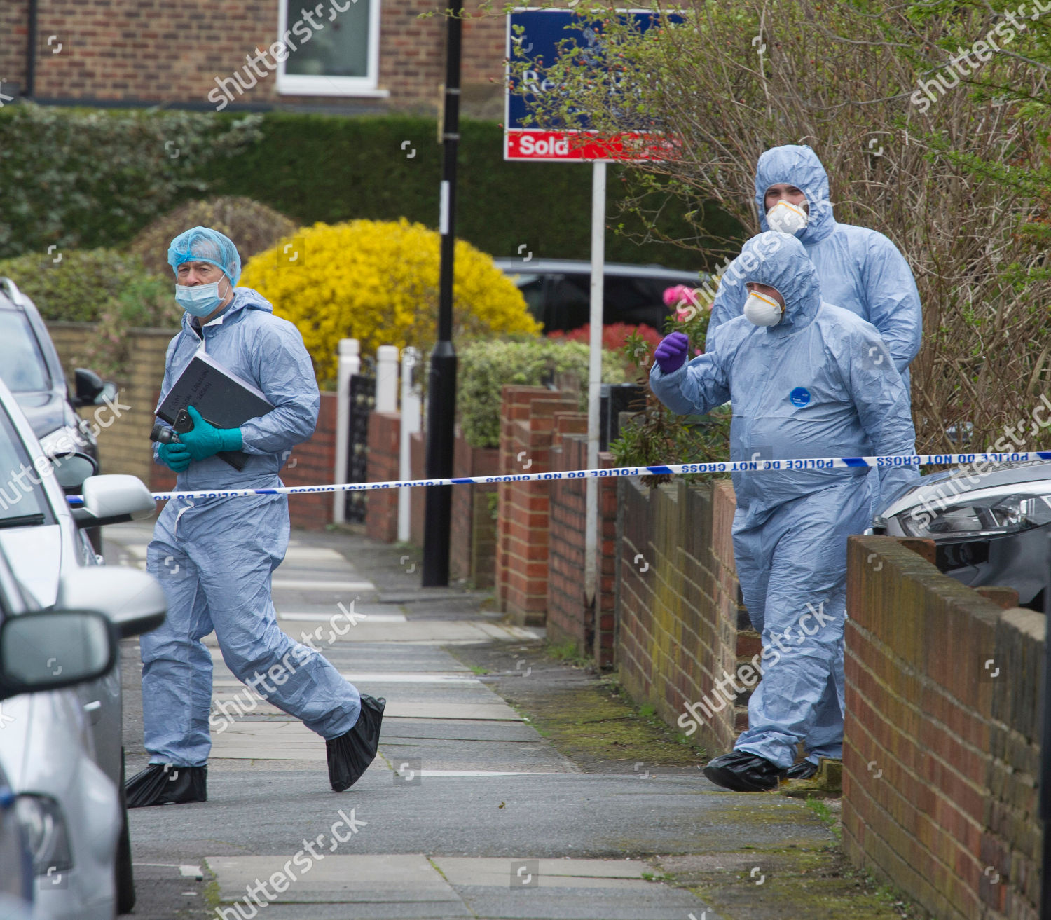 Police Forensics Scene Hither Green Editorial Stock Photo - Stock Image ...