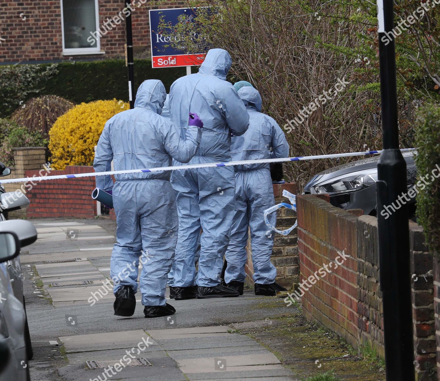 Police Forensics Scene Hither Green Editorial Stock Photo - Stock Image ...