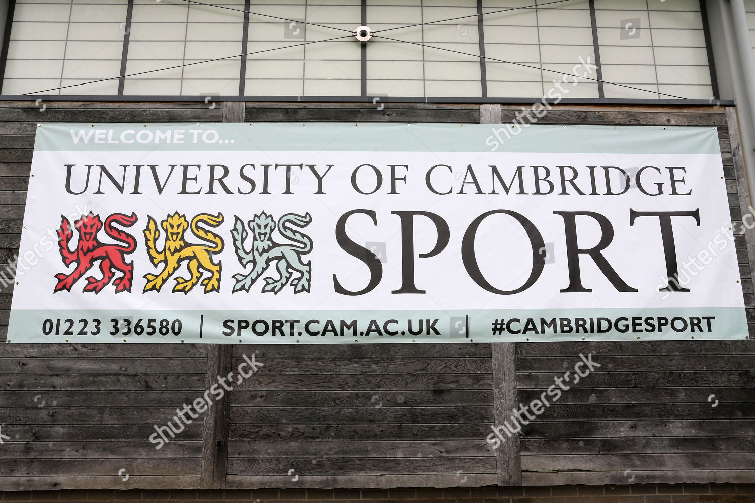 University Cambridge Sport Signage During Cambridge Editorial Stock ...