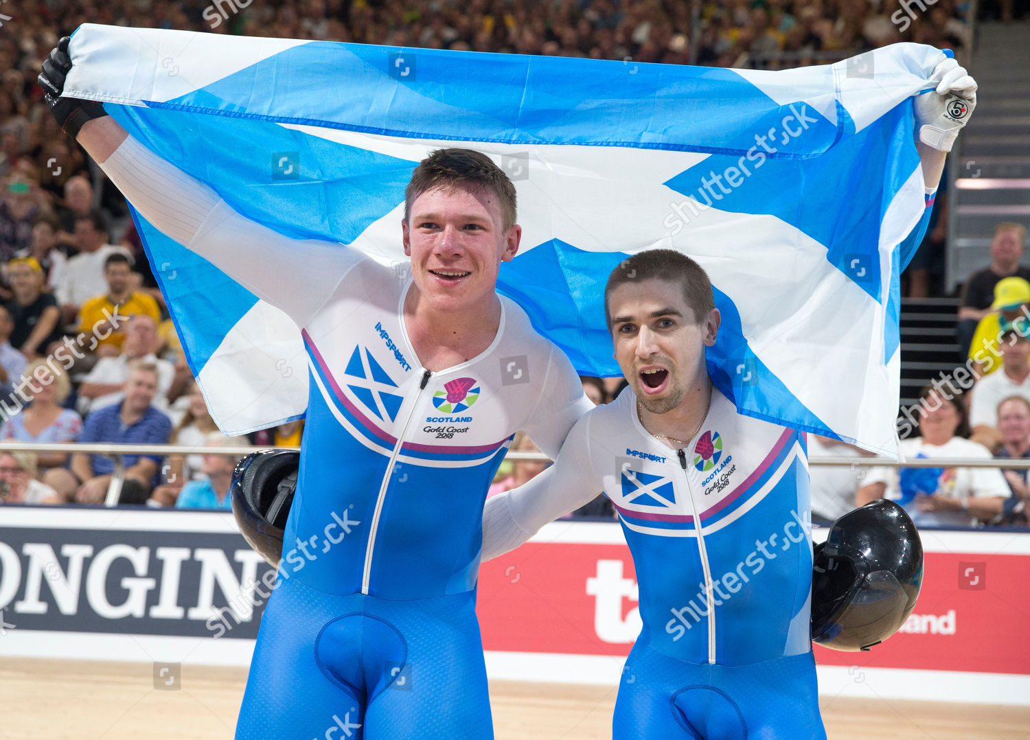 Cycling Neil Fachie Matt Rotherham Celebrate Editorial Stock Photo ...