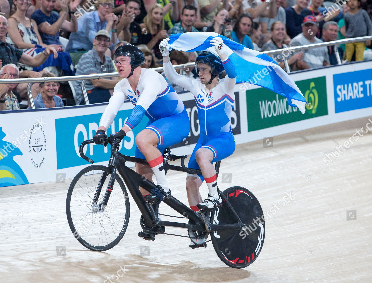 Cycling Neil Fachie Matt Rotherham Celebrate Editorial Stock Photo ...