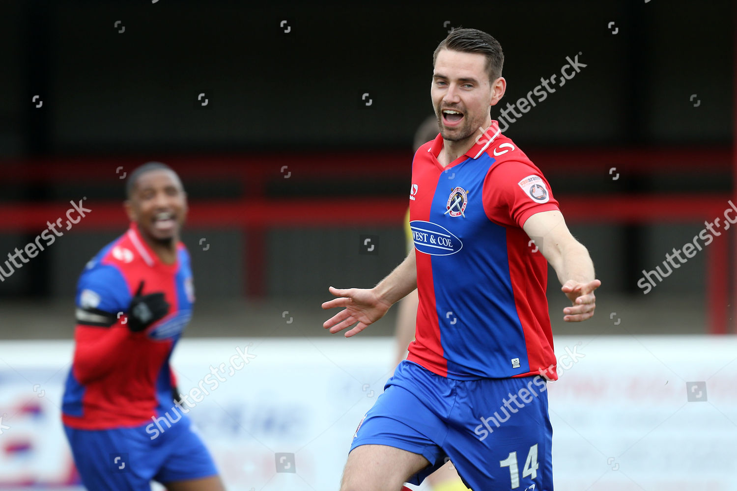 Daniel Sparkes Dagenham Redbridge Celebrates Scoring Editorial Stock ...