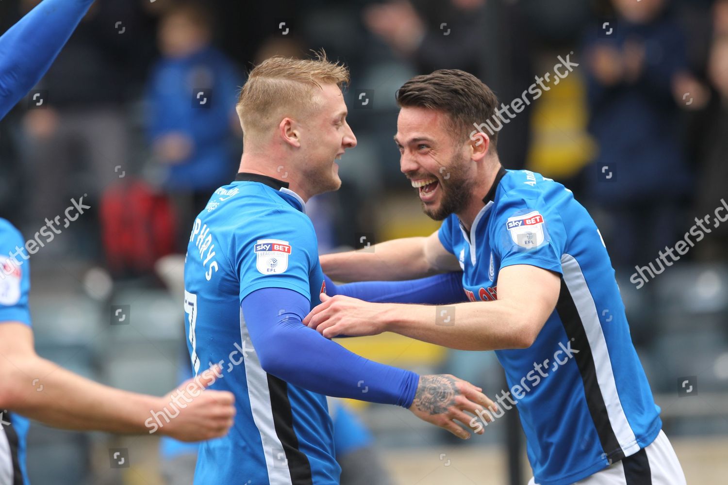 Goal Bradden Inman Celebrates Fires Rochdale Editorial Stock Photo ...
