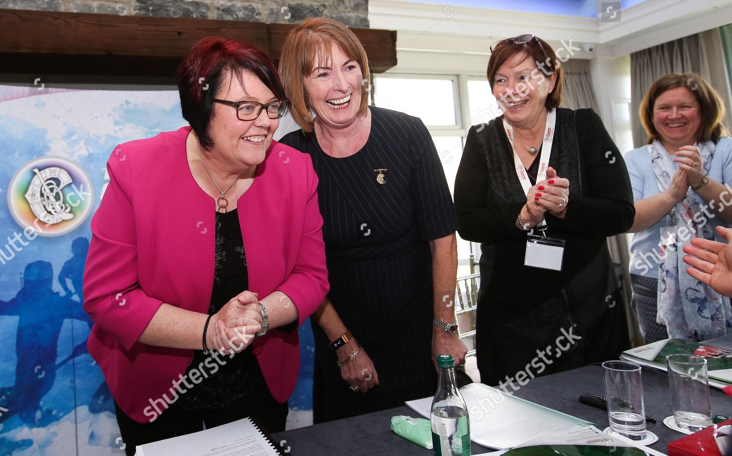 Uachtarans Catherine Neary Kathleen Woods Editorial Stock Photo - Stock ...