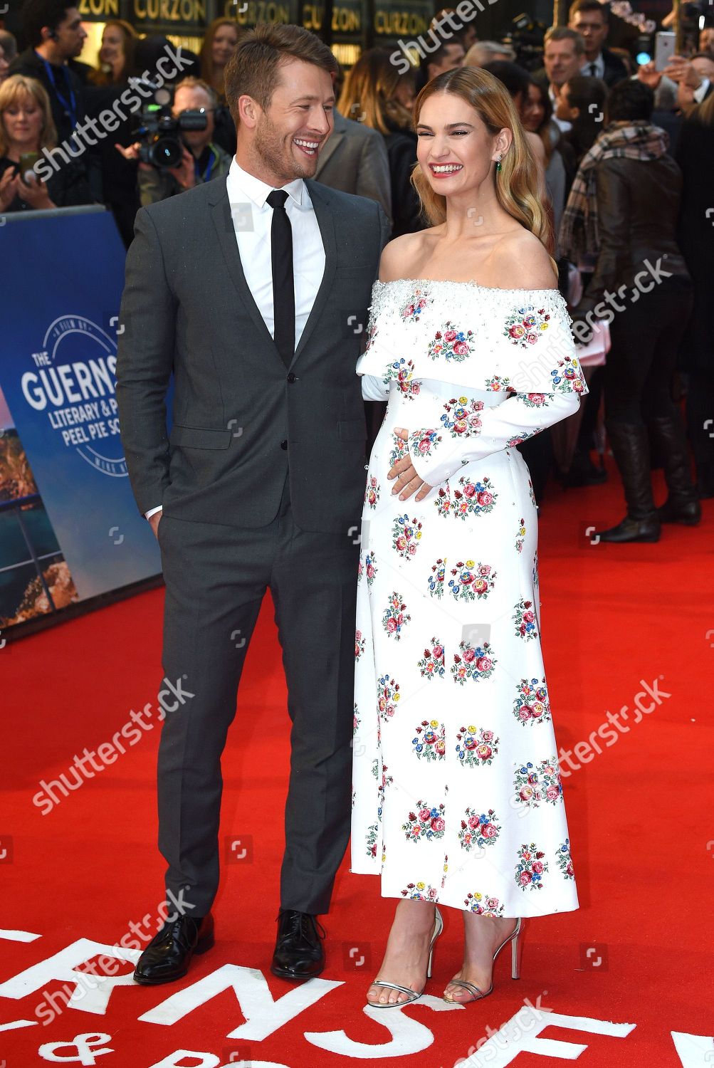Glen Powell Lily James Editorial Stock Photo - Stock Image | Shutterstock