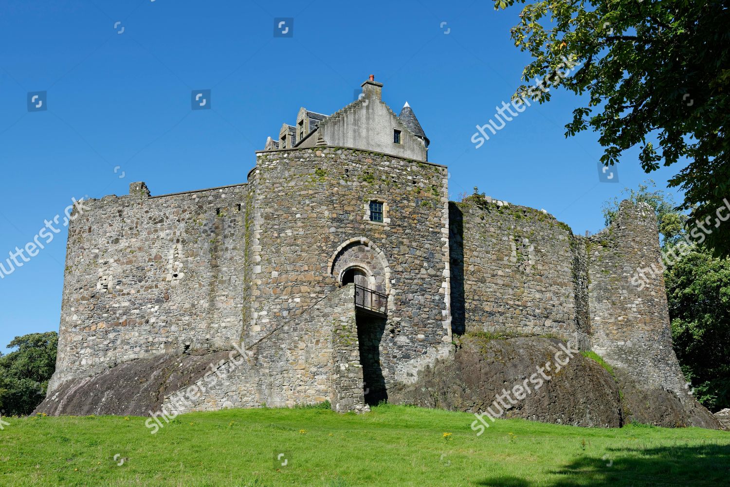 Dunstaffnage Castle Dunbeg Near Oban Argyll Editorial Stock Photo ...