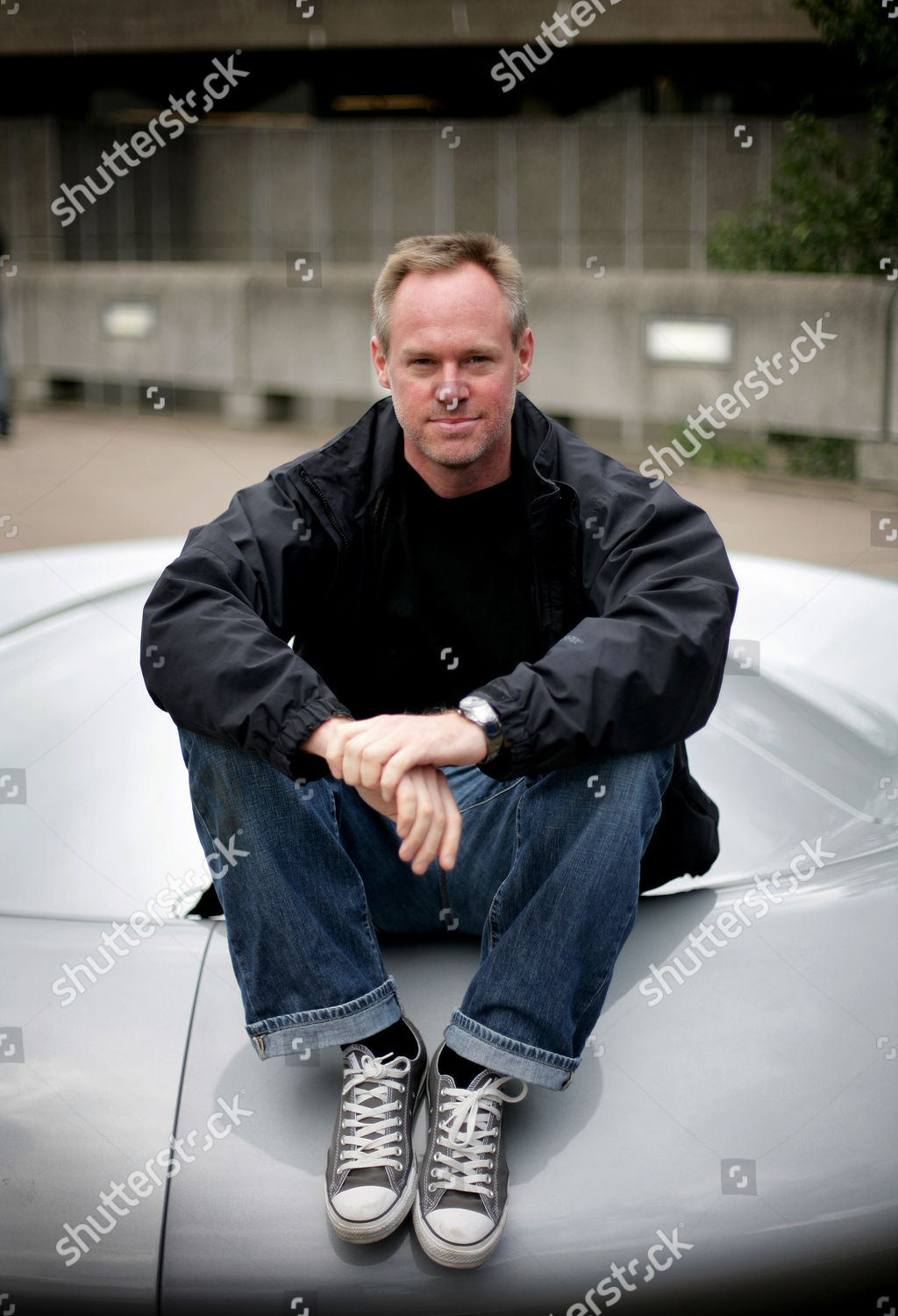 Artist Peter Newman Sitting On His Editorial Stock Photo - Stock Image ...