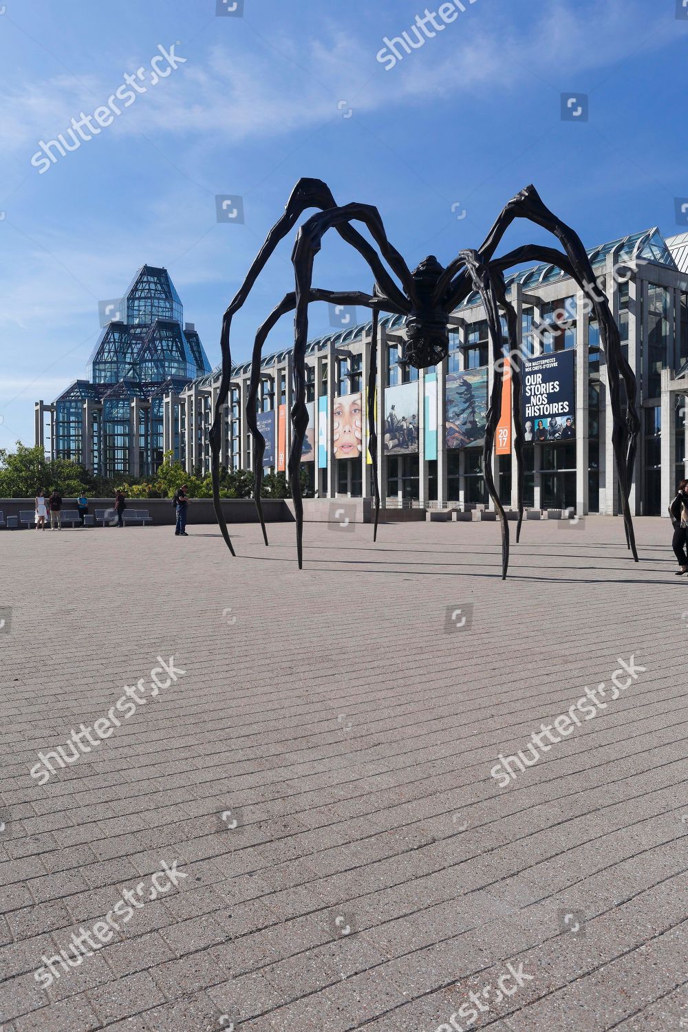Giant Spider Statue Made By Louise Editorial Stock Photo - Stock Image ...