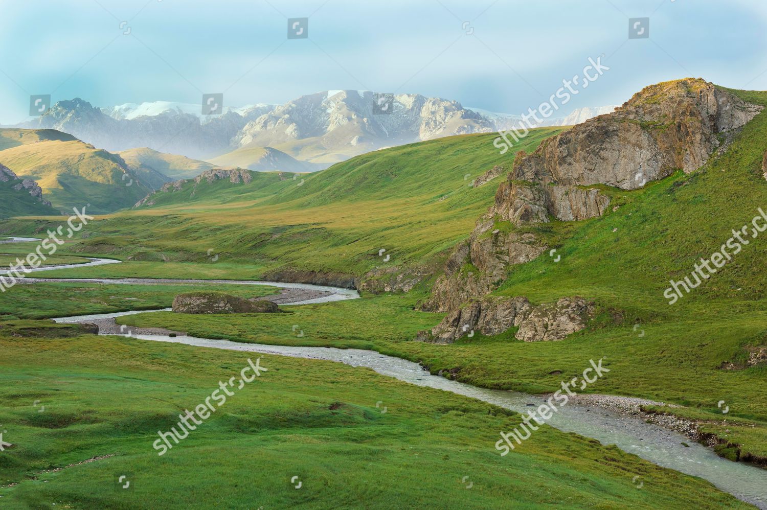 Eki Naryn Gorge Naryn River Mountain Editorial Stock Photo - Stock ...
