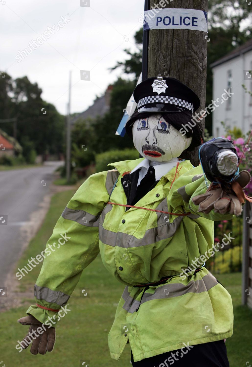 Scarecrow Fake Speed Gun Editorial Stock Photo - Stock Image | Shutterstock