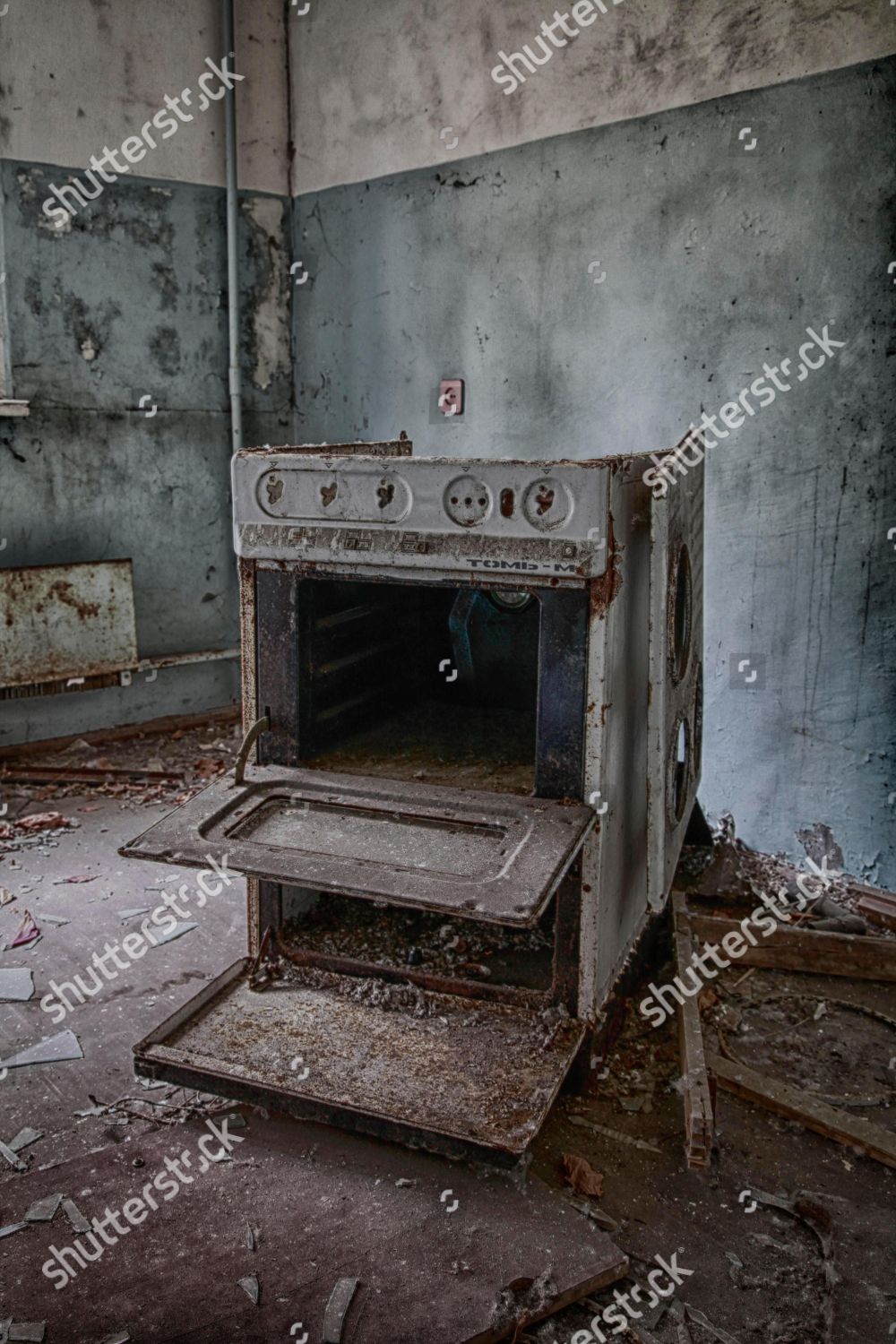 Kitchen Stove Destroyed Room Ghost Town Editorial Stock Photo - Stock ...