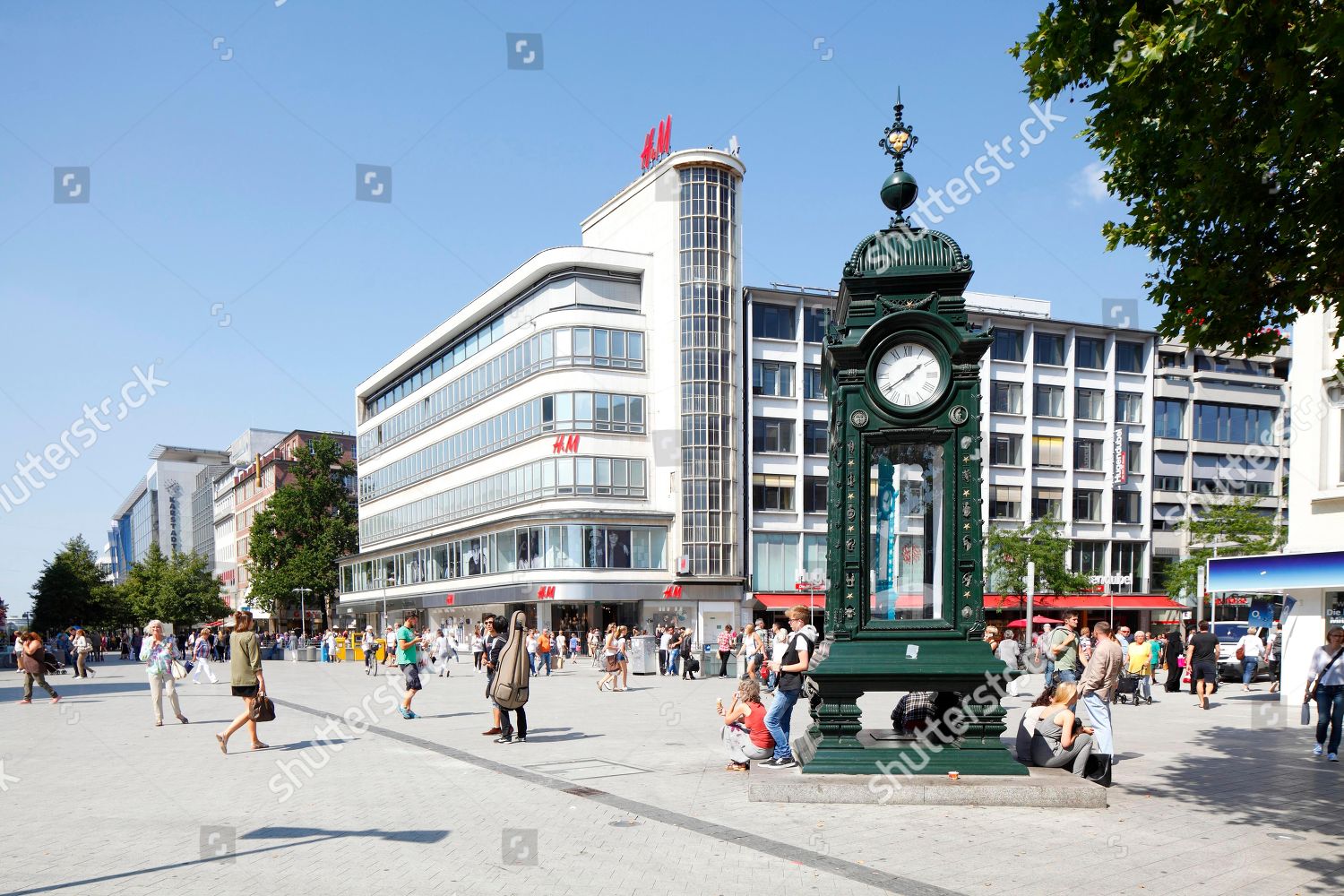 Kroepcke Square Historic Kroepcke Clock Hanover Editorial Stock Photo ...