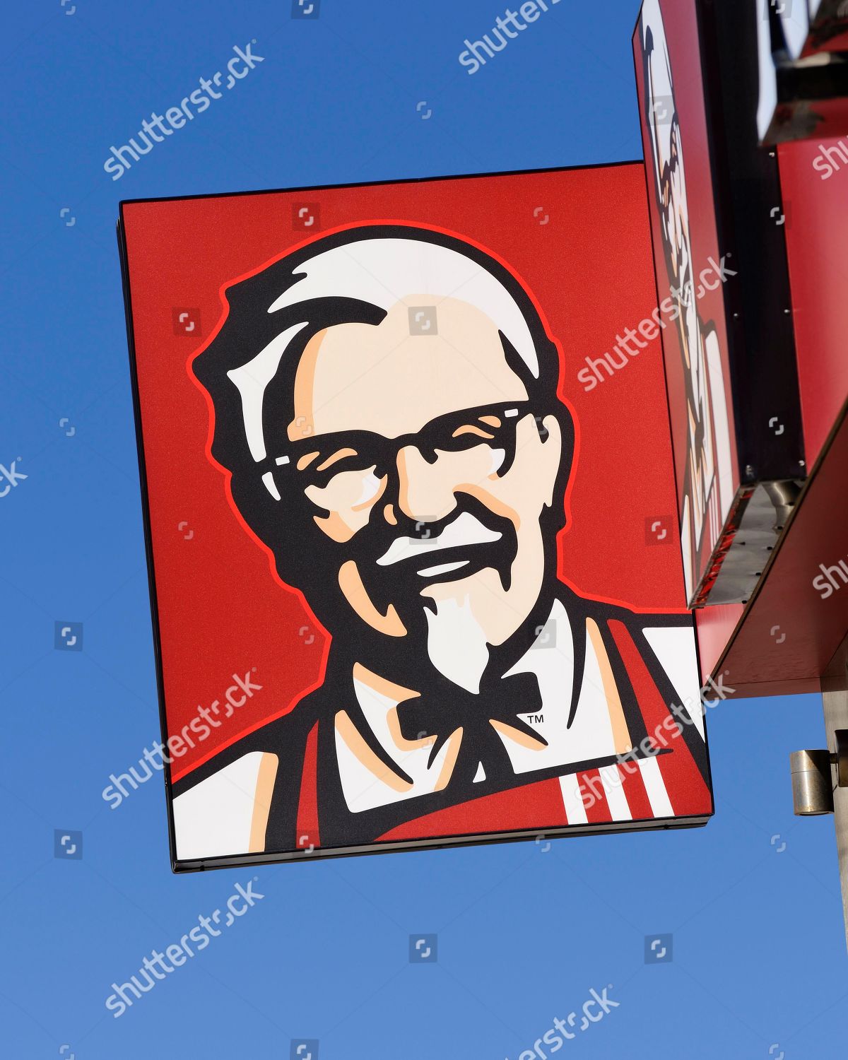 Kfc Kentucky Fried Chicken Logo Sign Editorial Stock Photo - Stock ...