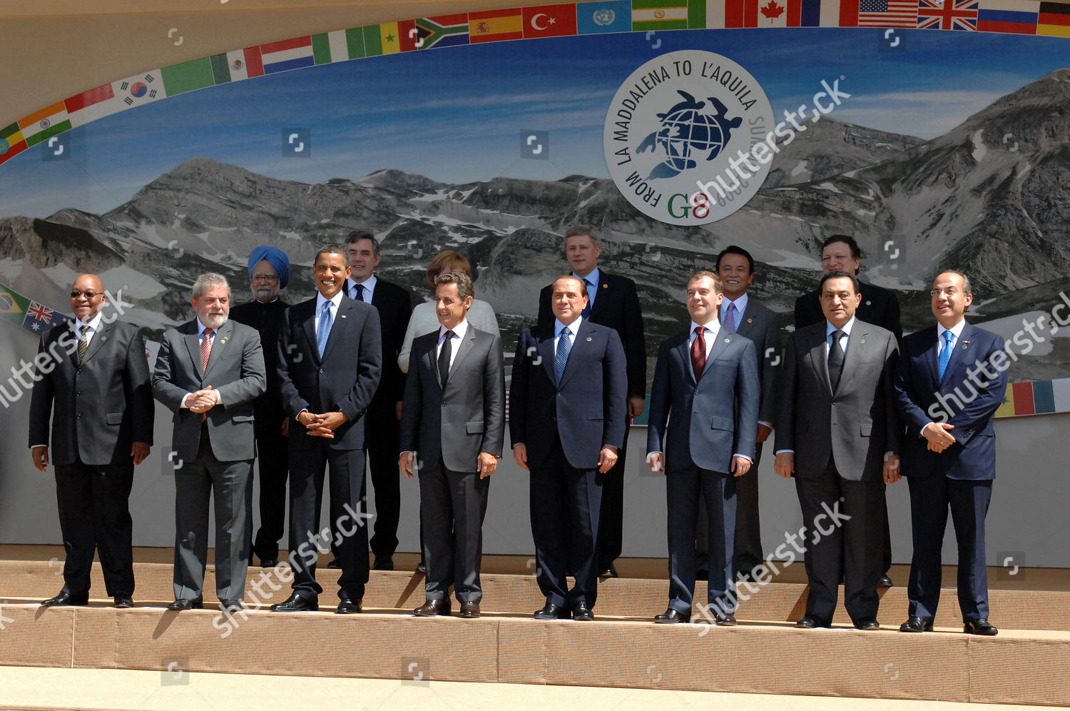 World Leaders G8 Summit Editorial Stock Photo - Stock Image | Shutterstock
